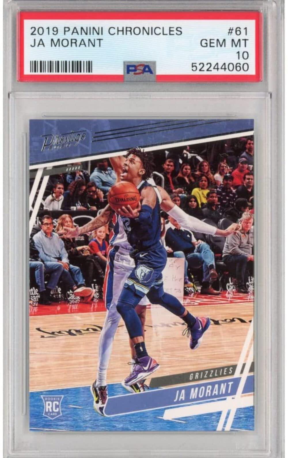 Graded 2019-20 Panini Chronicles Ja Morant #61 Rookie RC Basketball ...