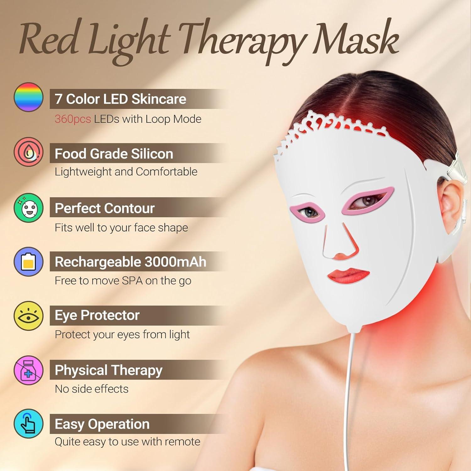 led face mask side effects