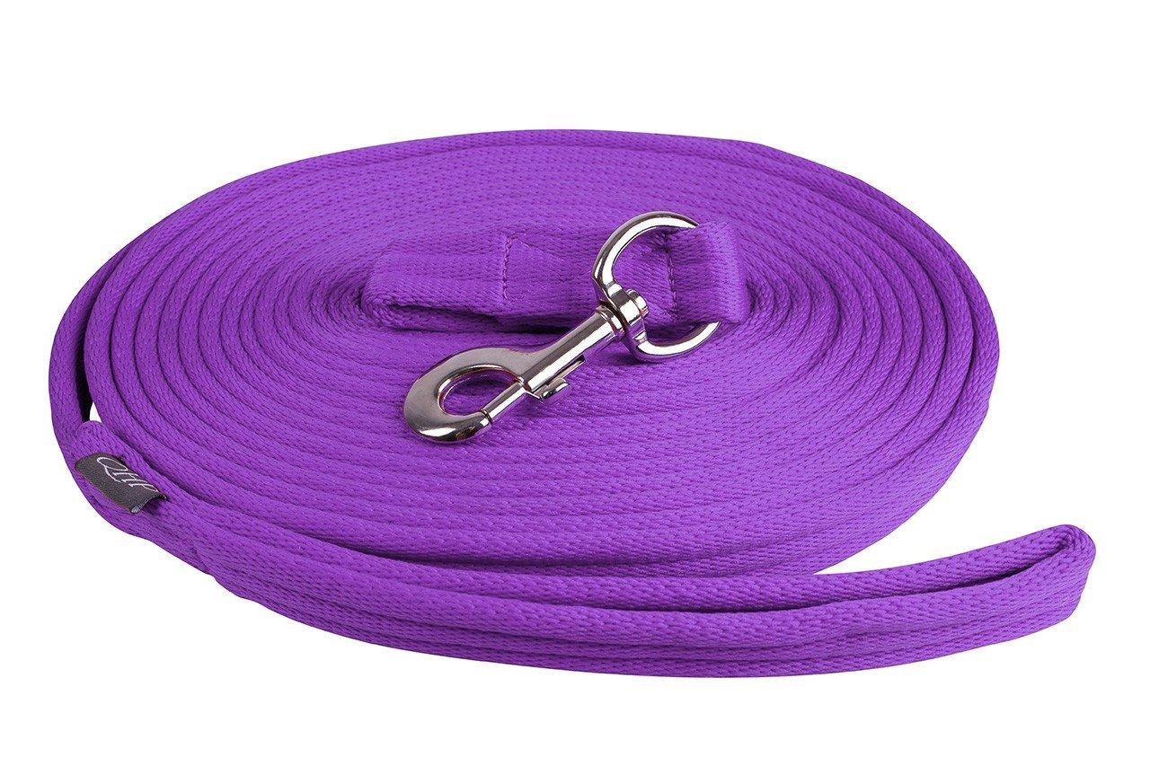 Lunging Line and Lunge Lead Rope QHP 8m - 9 Color Options (Purple ...