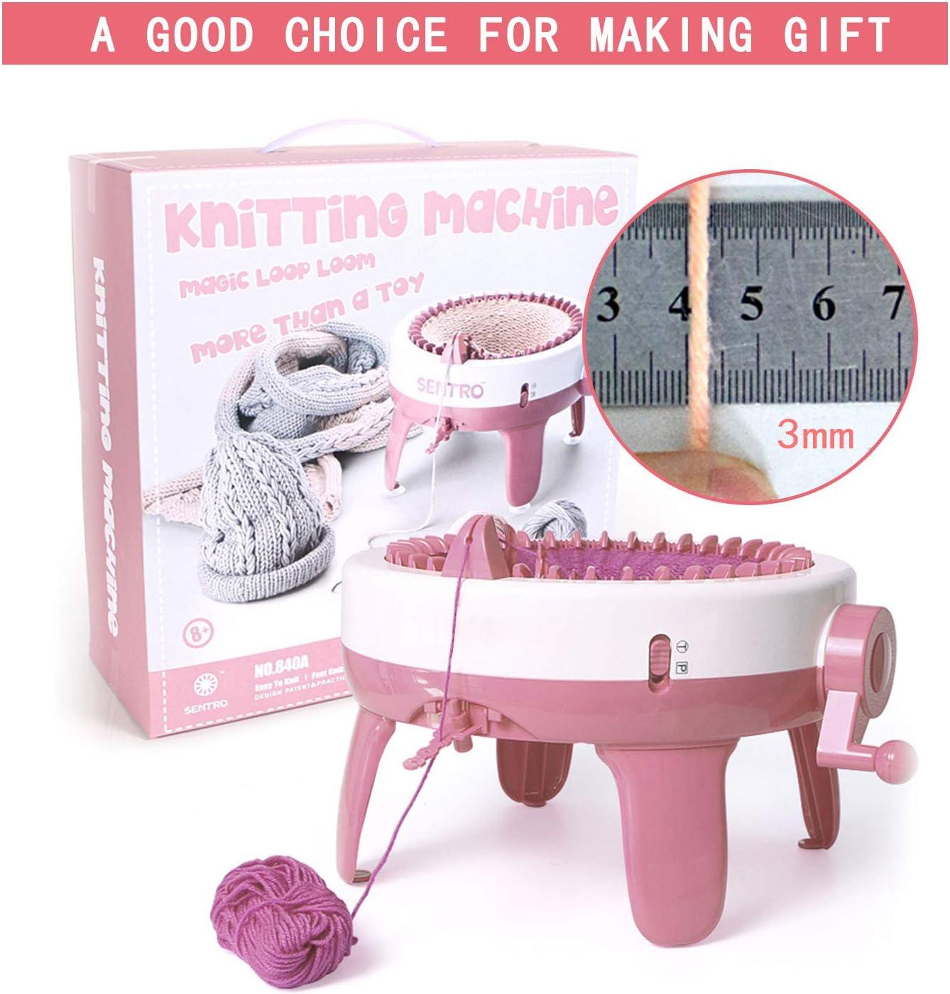 40-Needle Smart Knitting Machine Kit | Double Weaving Loom for Kids ...