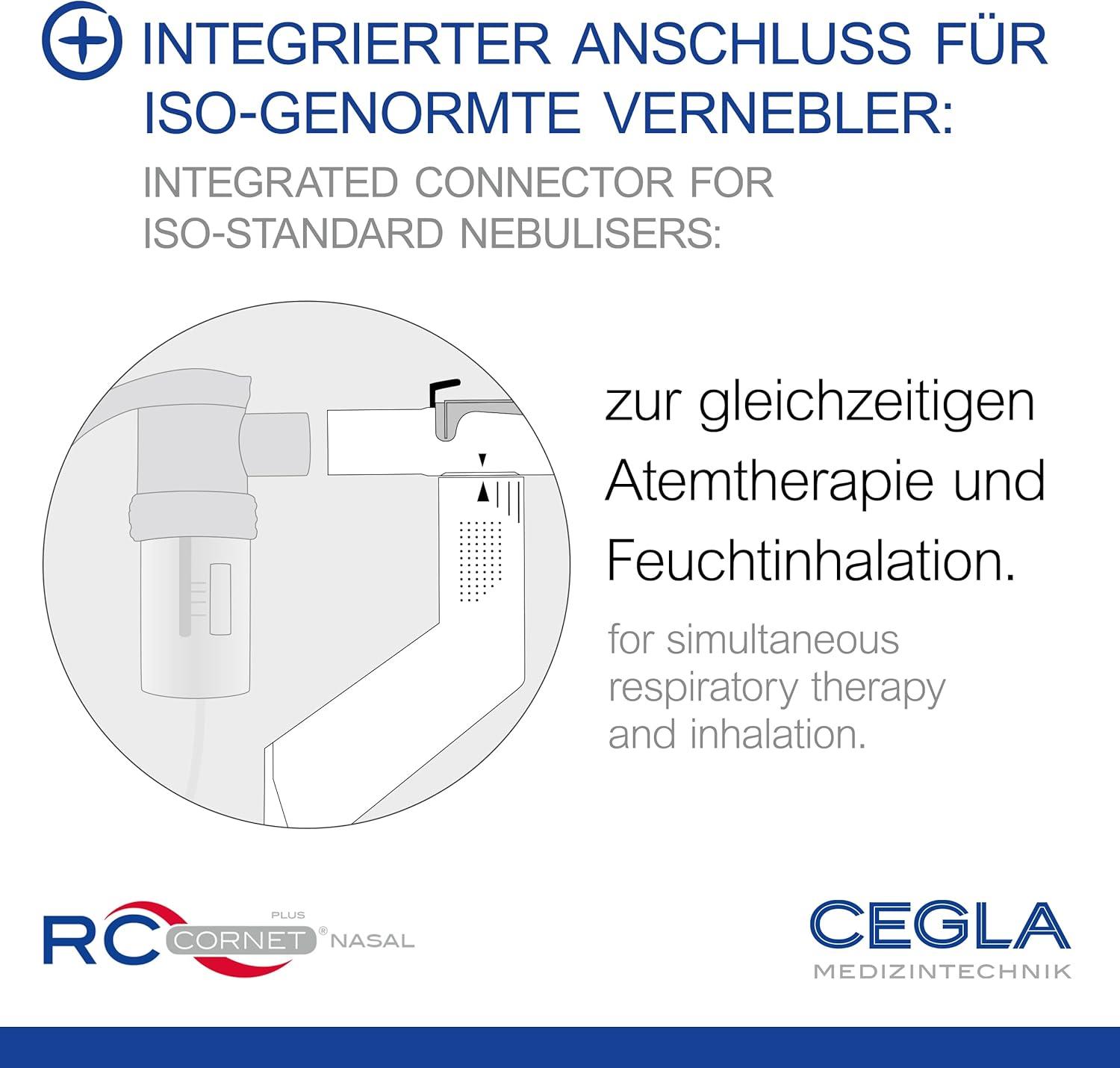 CEGLA RC-Cornet Plus Nasal Breathing Therapy - Drug-Free Mucus Relief ...