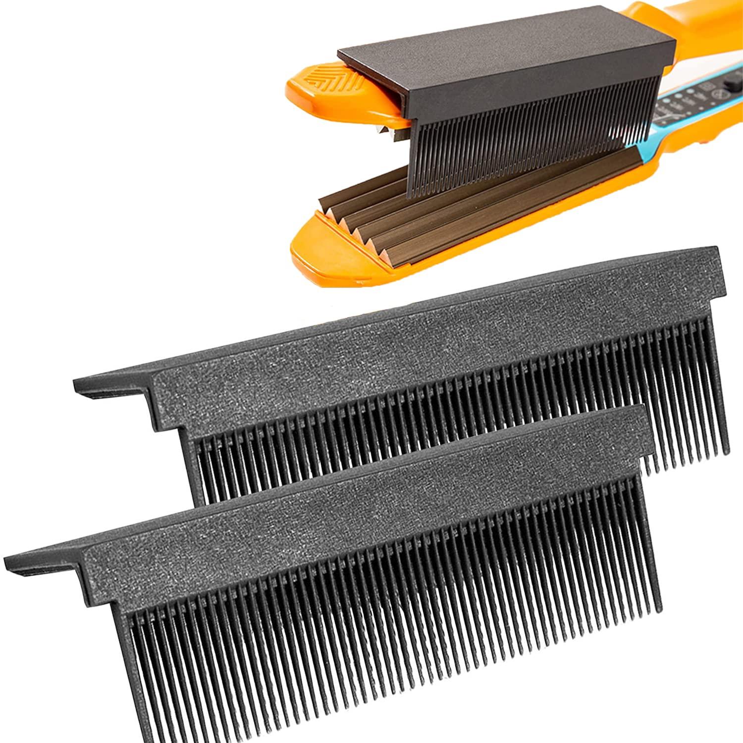 2 PC Flat Iron Combs Attachment for Hair Straightening - DIY ...