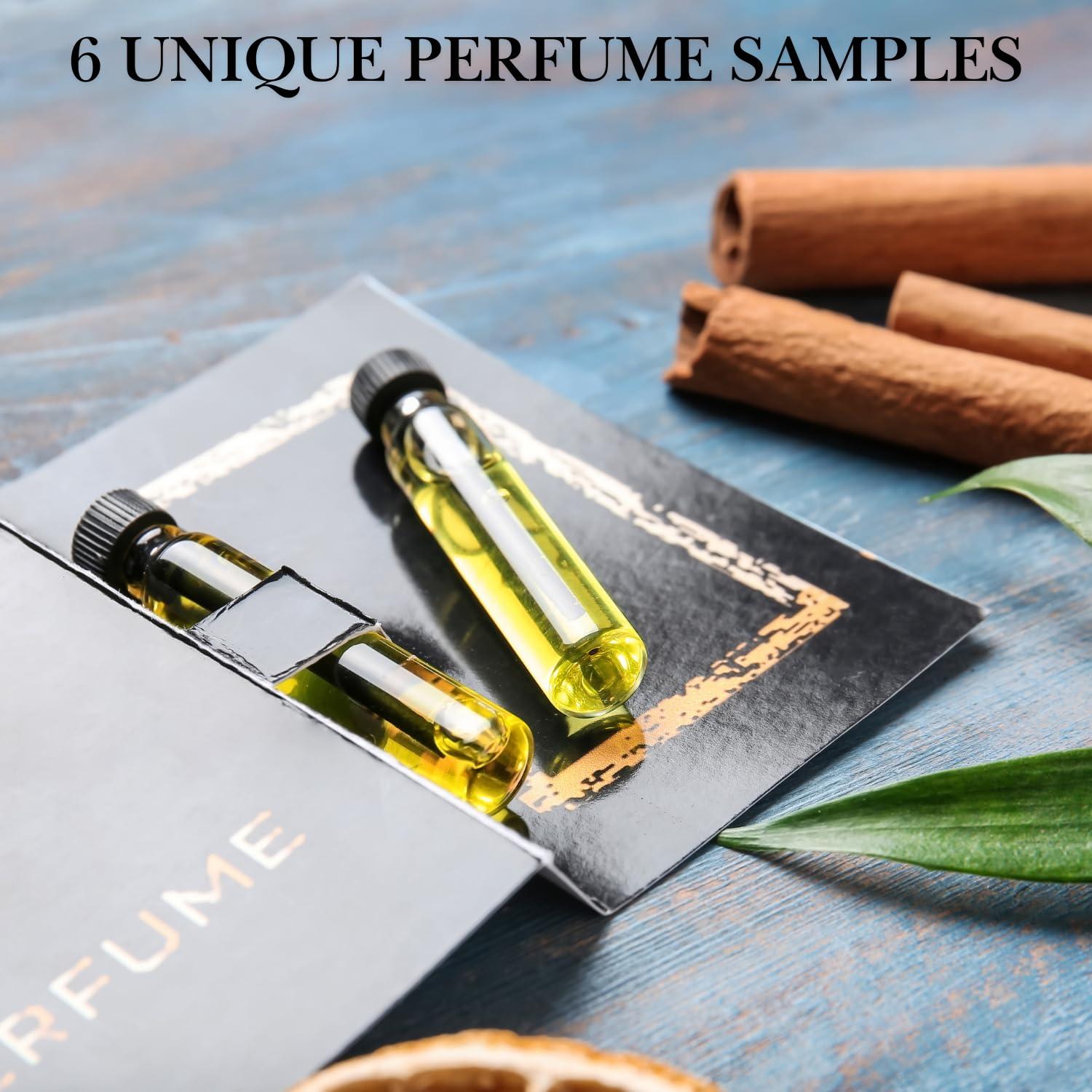 Mens Cologne Sampler Sets - Lot of 6 Designer Cologne Samples for Men.