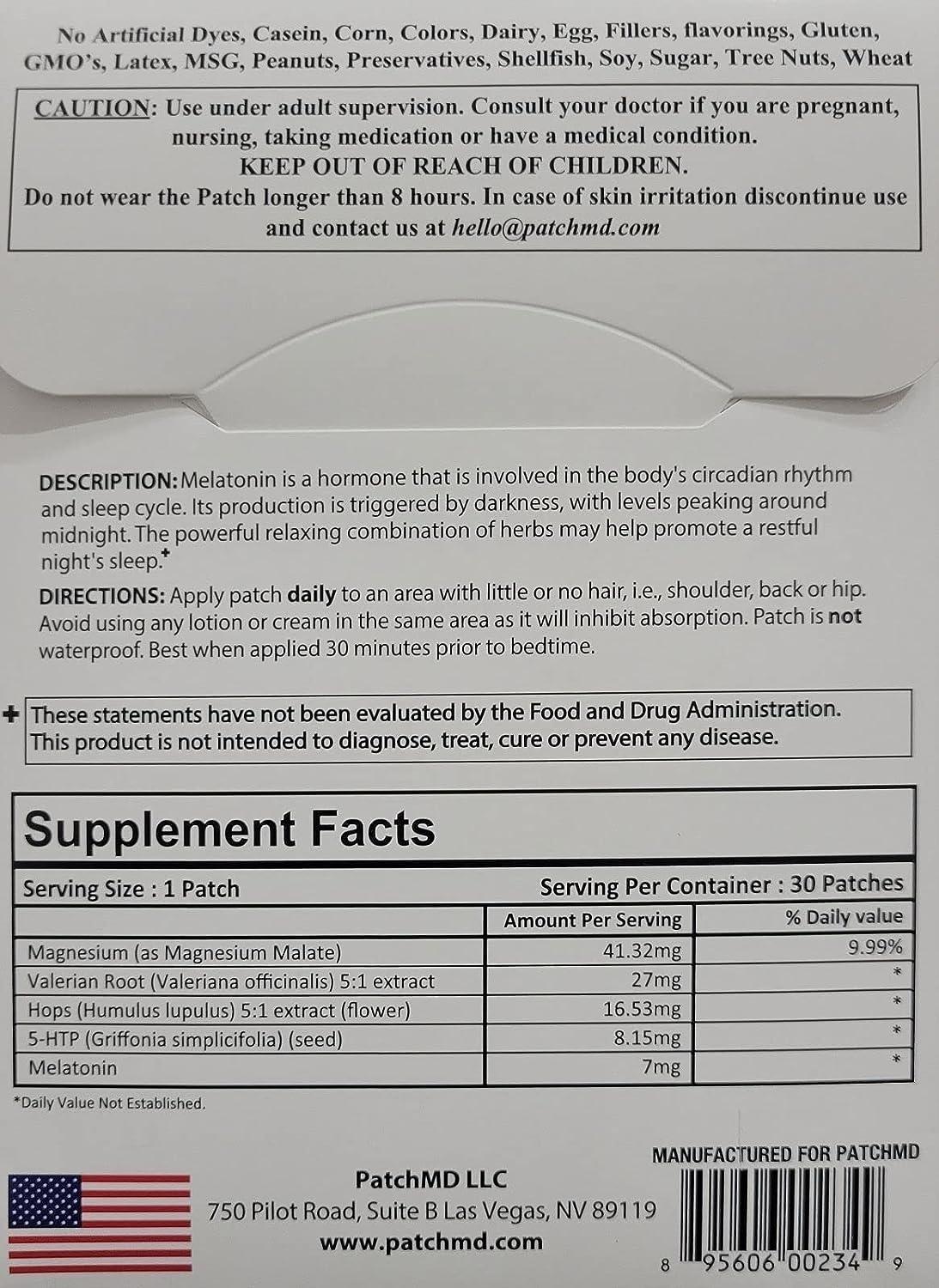 PatchMD - Sleep Starter Topical Patch - Pack of 2