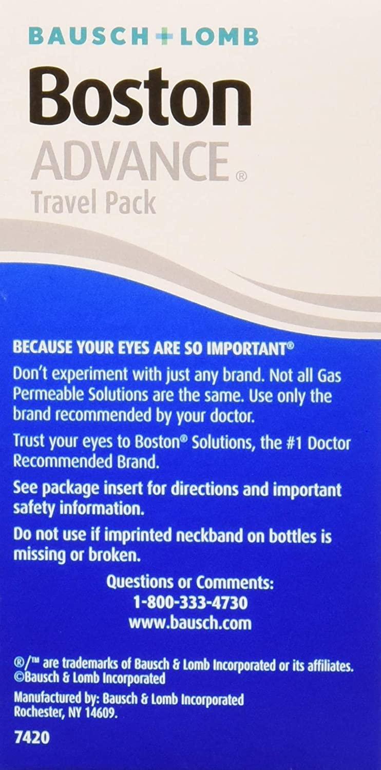 Bausch & Lomb Boston Advance Formula Travel Pack - 3 Pack | Convenient ...