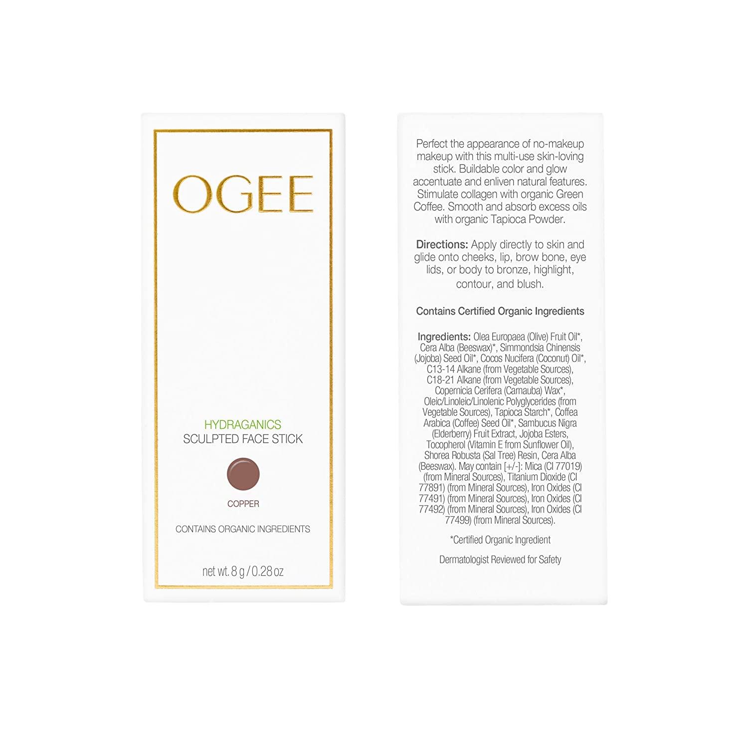 Ogee Sculpted Face Stick - Copper Radiant Cocoa | Organic Bronzer ...