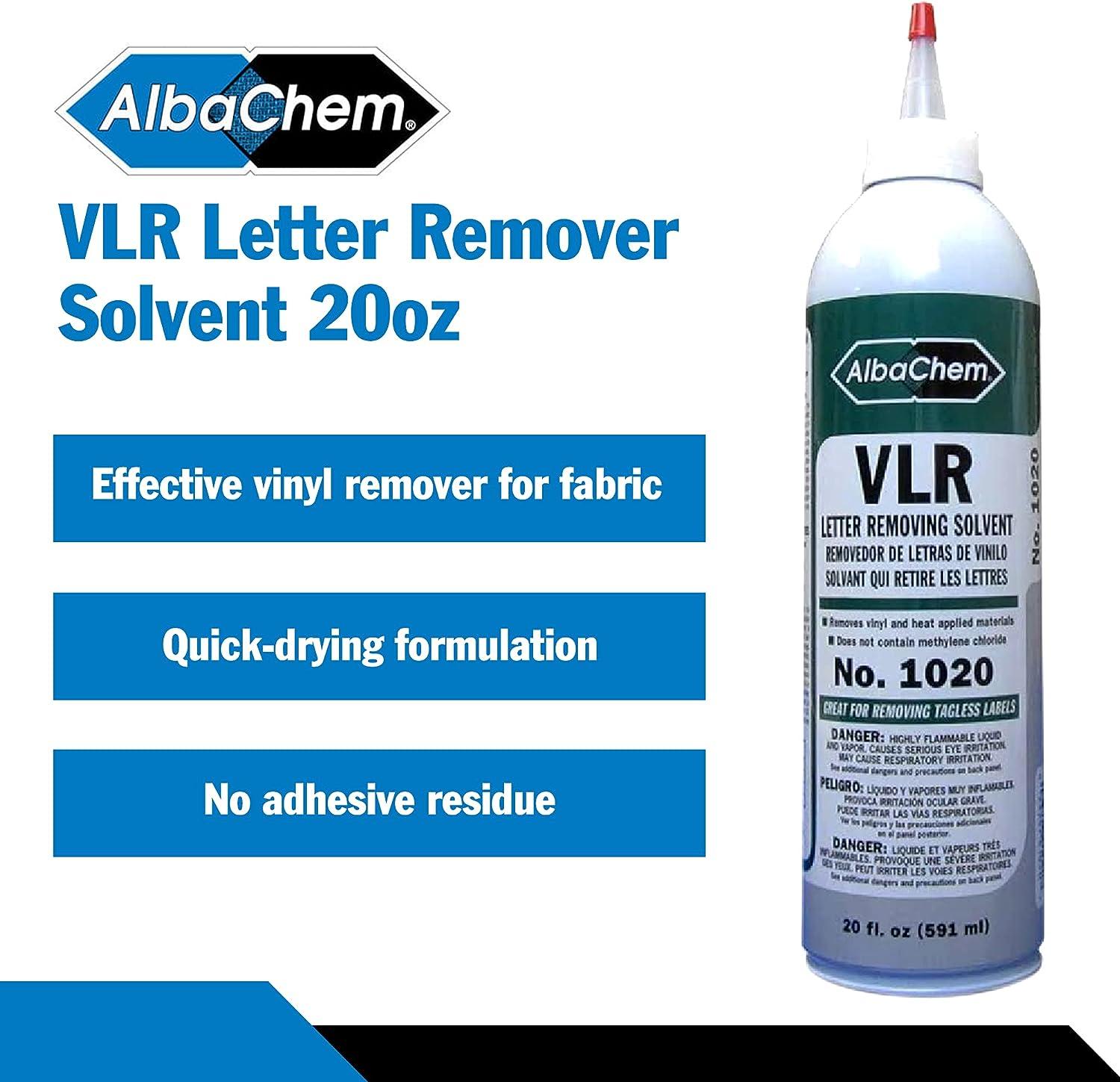 AlbaChem Heat Transfer Vinyl Remover for Fabrics 20 fl. oz 20 Fl Oz ...