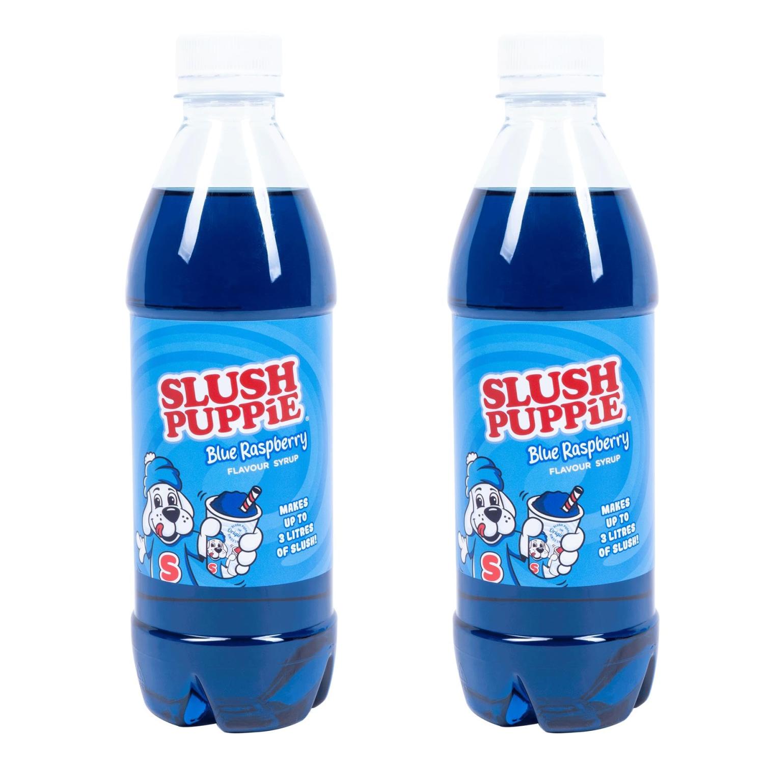 SLUSH PUPPiE Blue Raspberry Syrup - 2 x 500ml Bottles. For use with ...