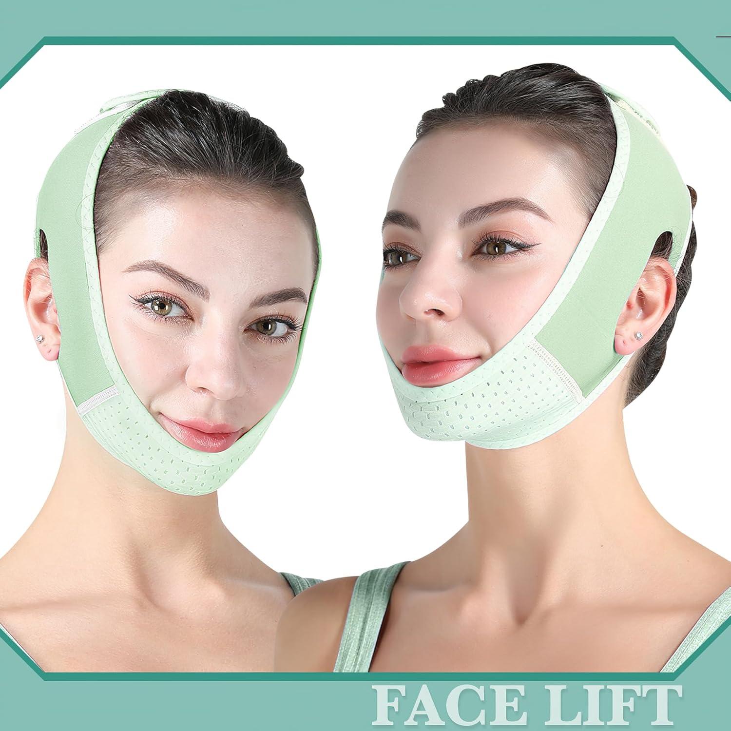Buy Face Lifting Belt | Comfy V-Shaped Facial Lifting Bandage with ...