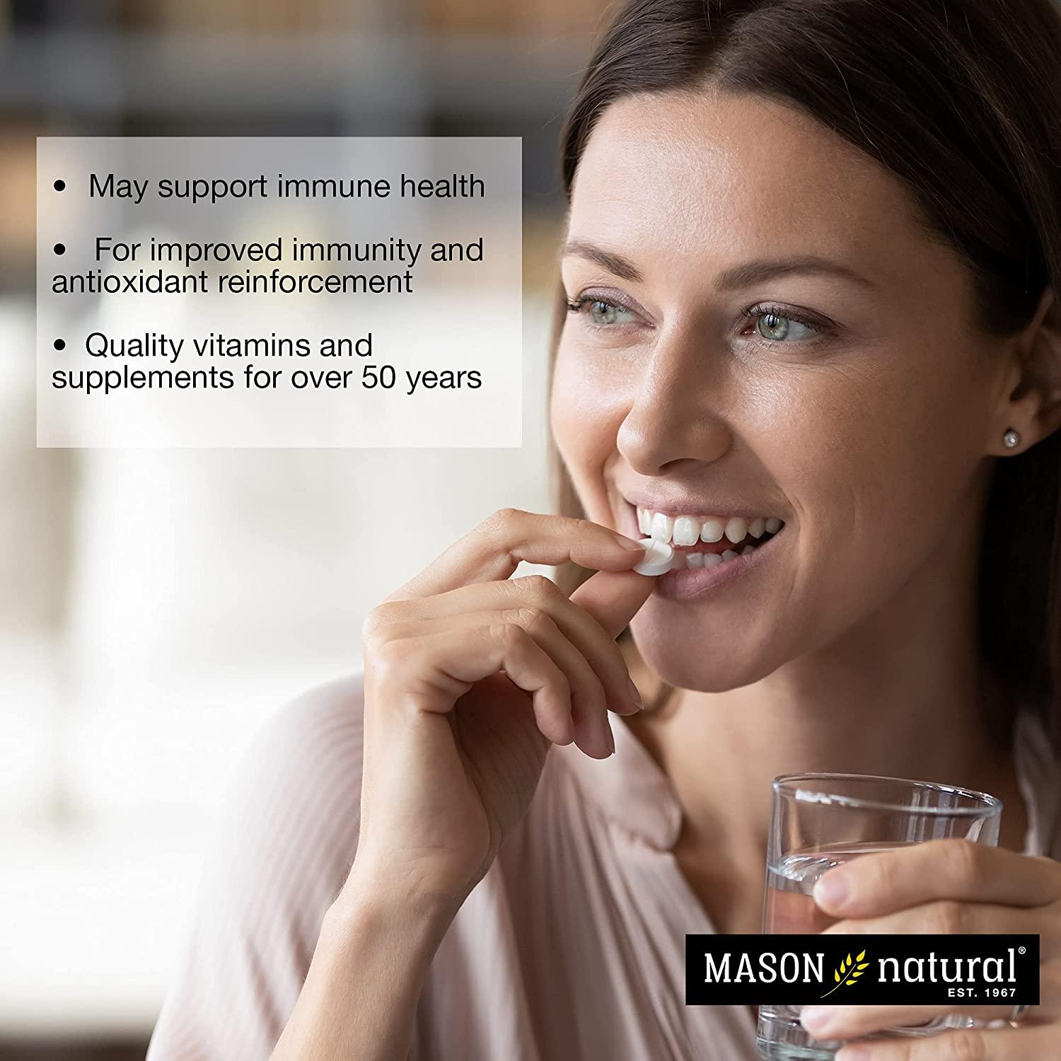 Mason Natural Zinc 100mg - Boost Immunity & Health | 100 Tablets