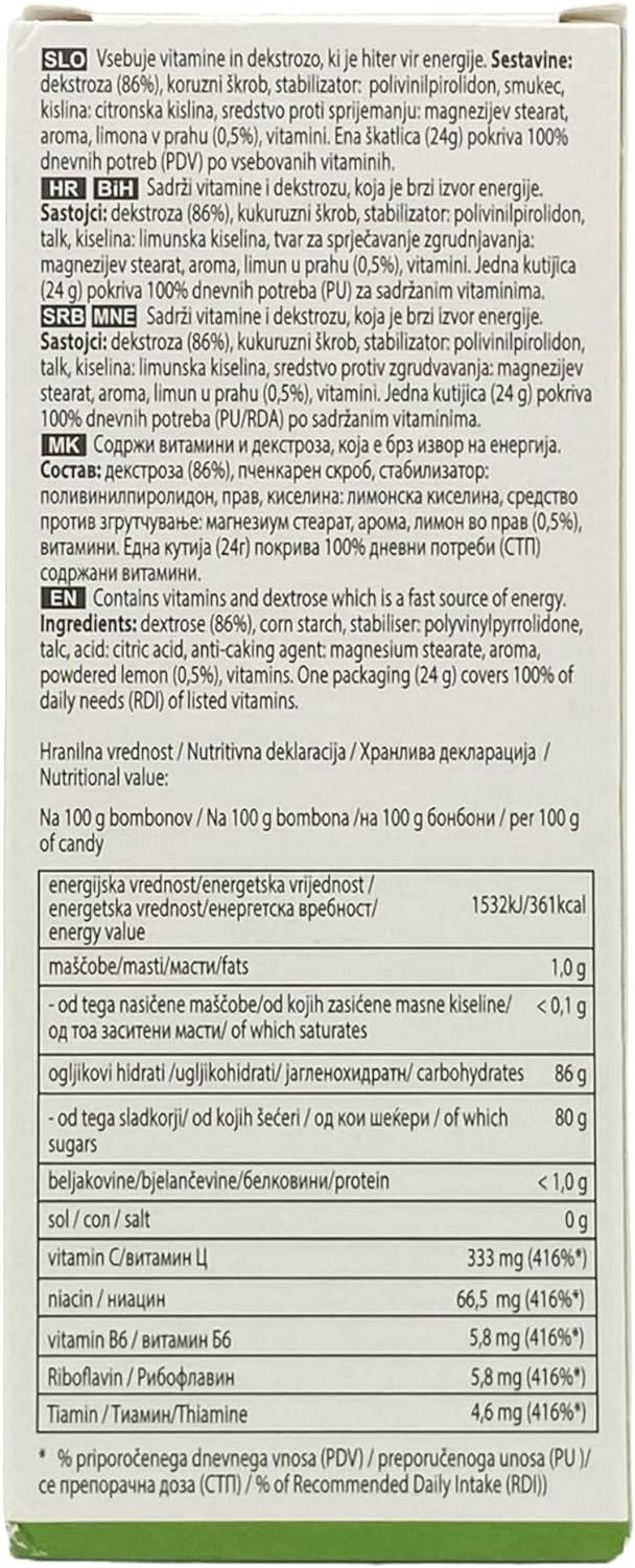 VITERGIN Orange Vitamin Sweets - Spicy Citrus Flavour in 24 Packs (20 ...