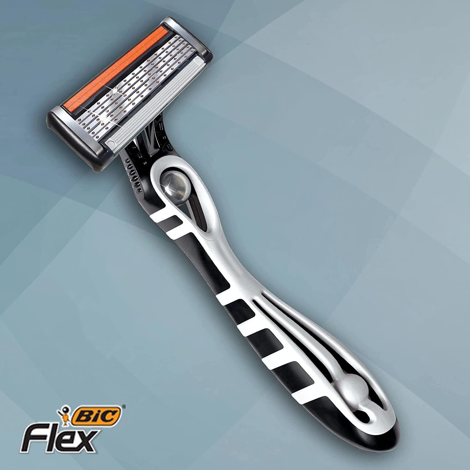 BIC Flex 5 Men's Disposable Razors for Sensitive Skin - 4-Pack Set ...