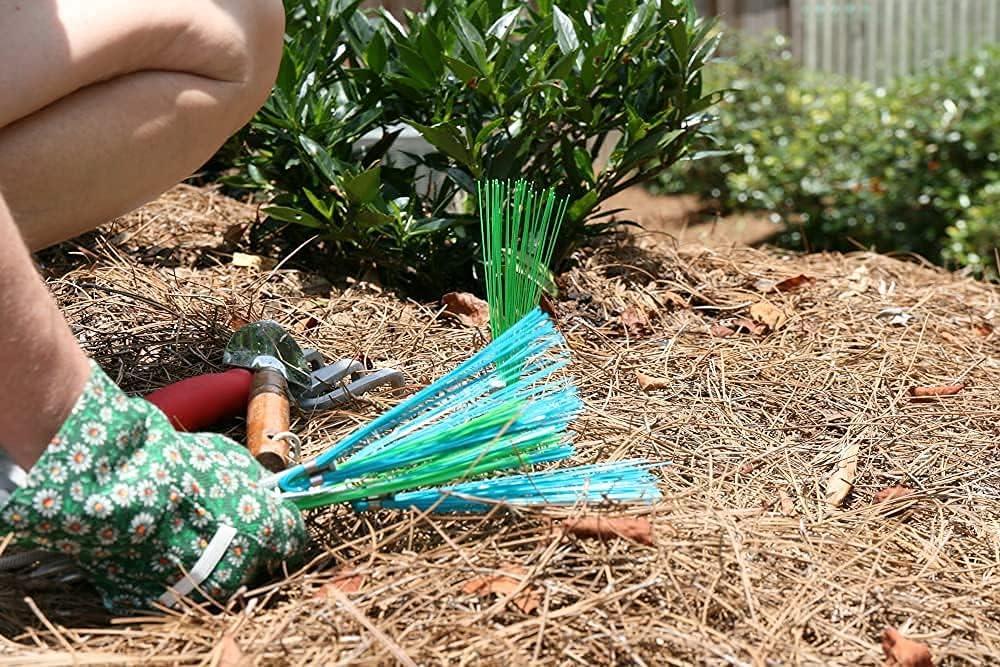 Blue 6 Inch Ground Markers with Aluminum Stakes (Pkg of 25) - Non-Rust ...