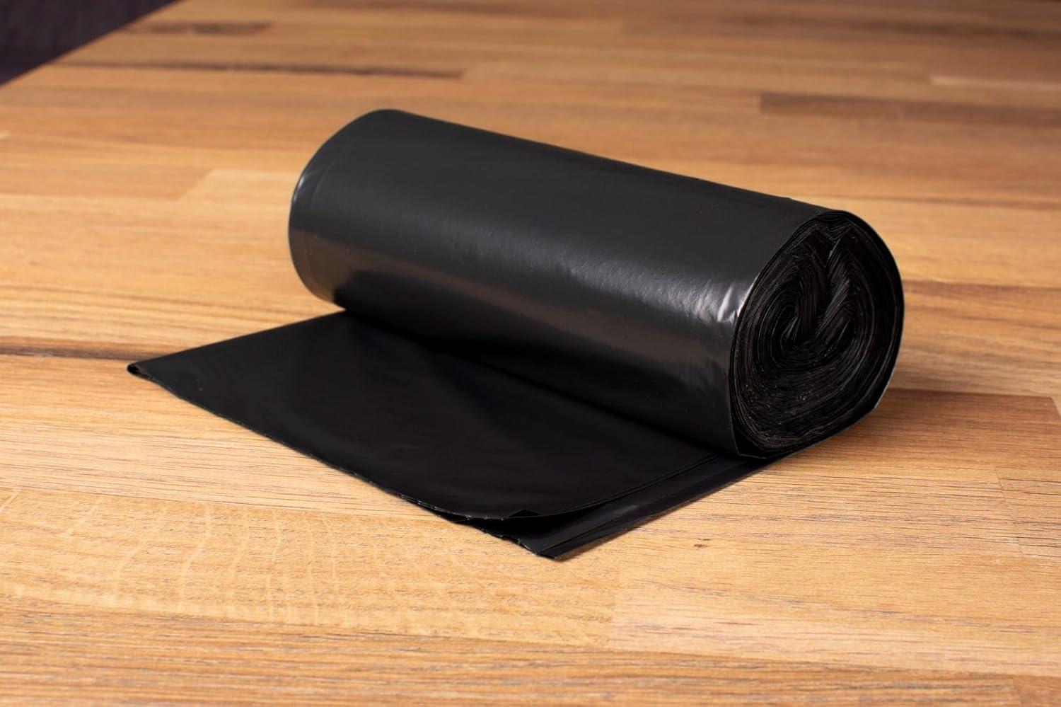 York 35L Black Garbage Bags - Extra Strong Trash Bags (1 Roll of 15 ...