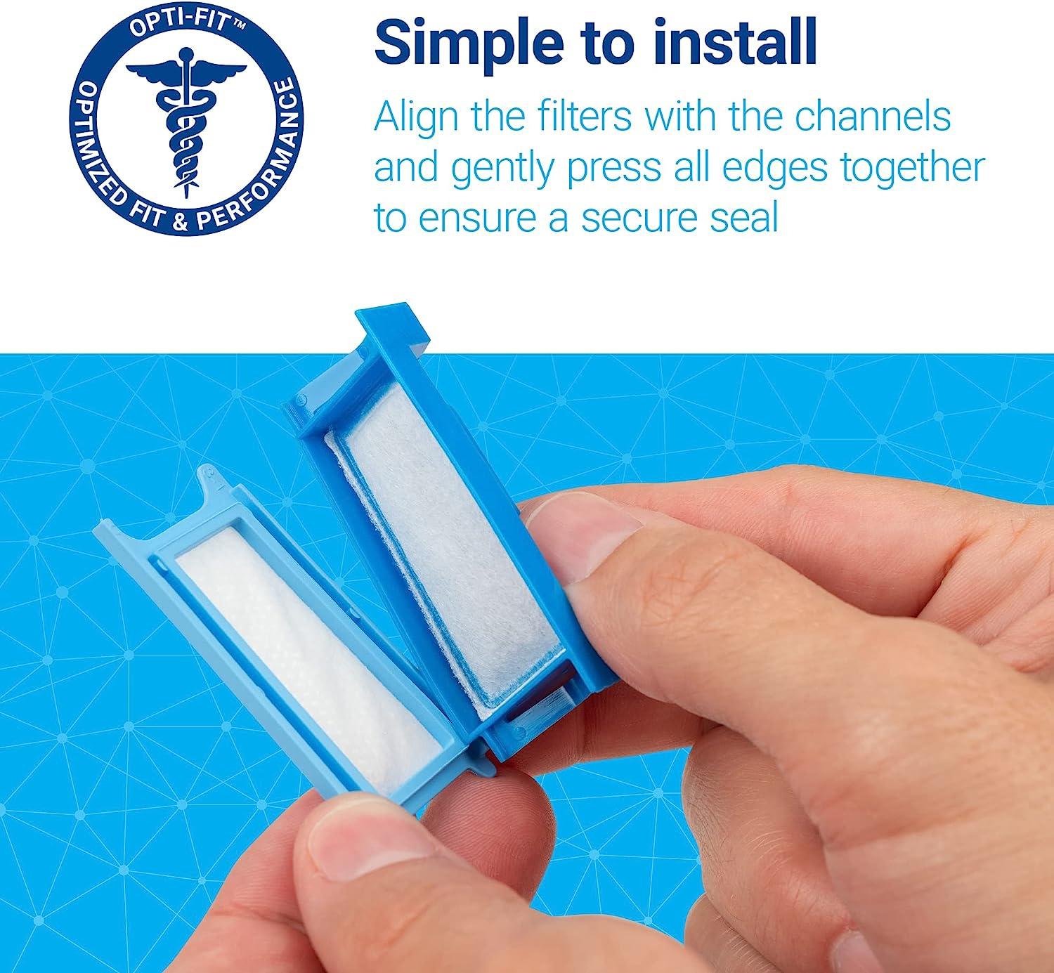 NUWAVE CPAP Filters (27 ct) for Philips Respironics DreamStation 1 CPAP ...