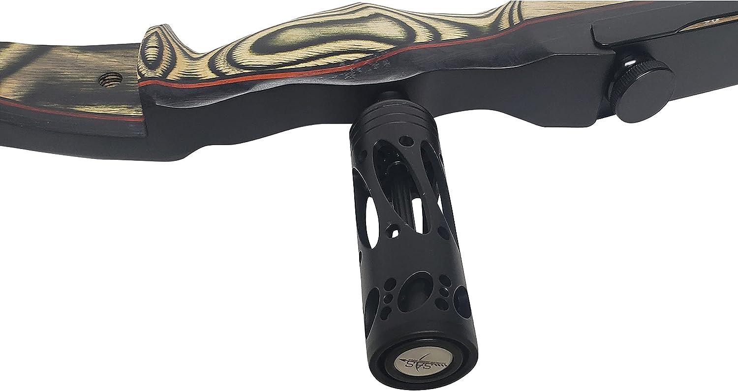 SAS Archery All-CNC Aluminum Bow Stabilizer for Compound and Recurve ...