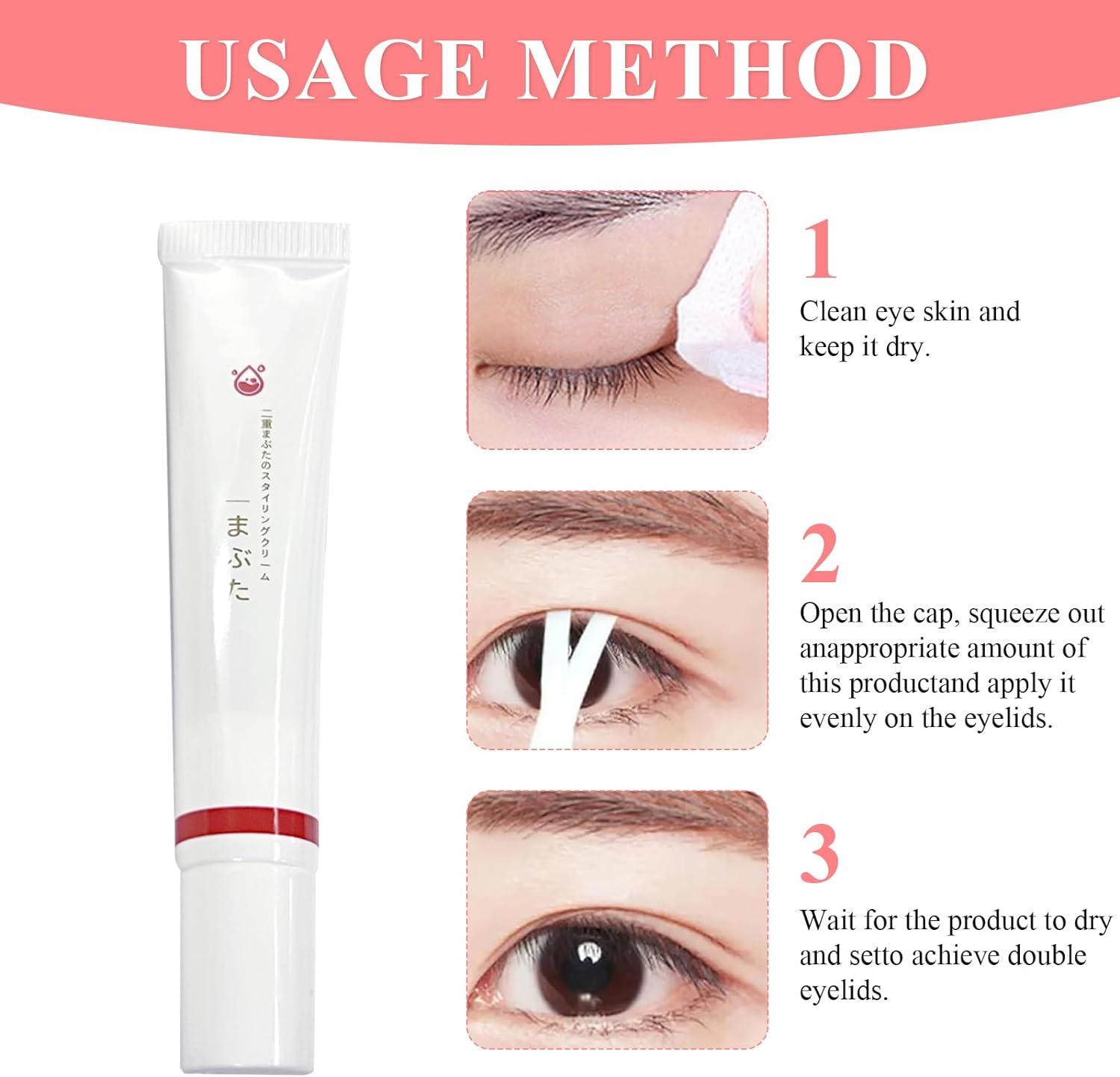 3Pcs Double Eyelid Styling Cream Double Eyelid Shaping Natural ...