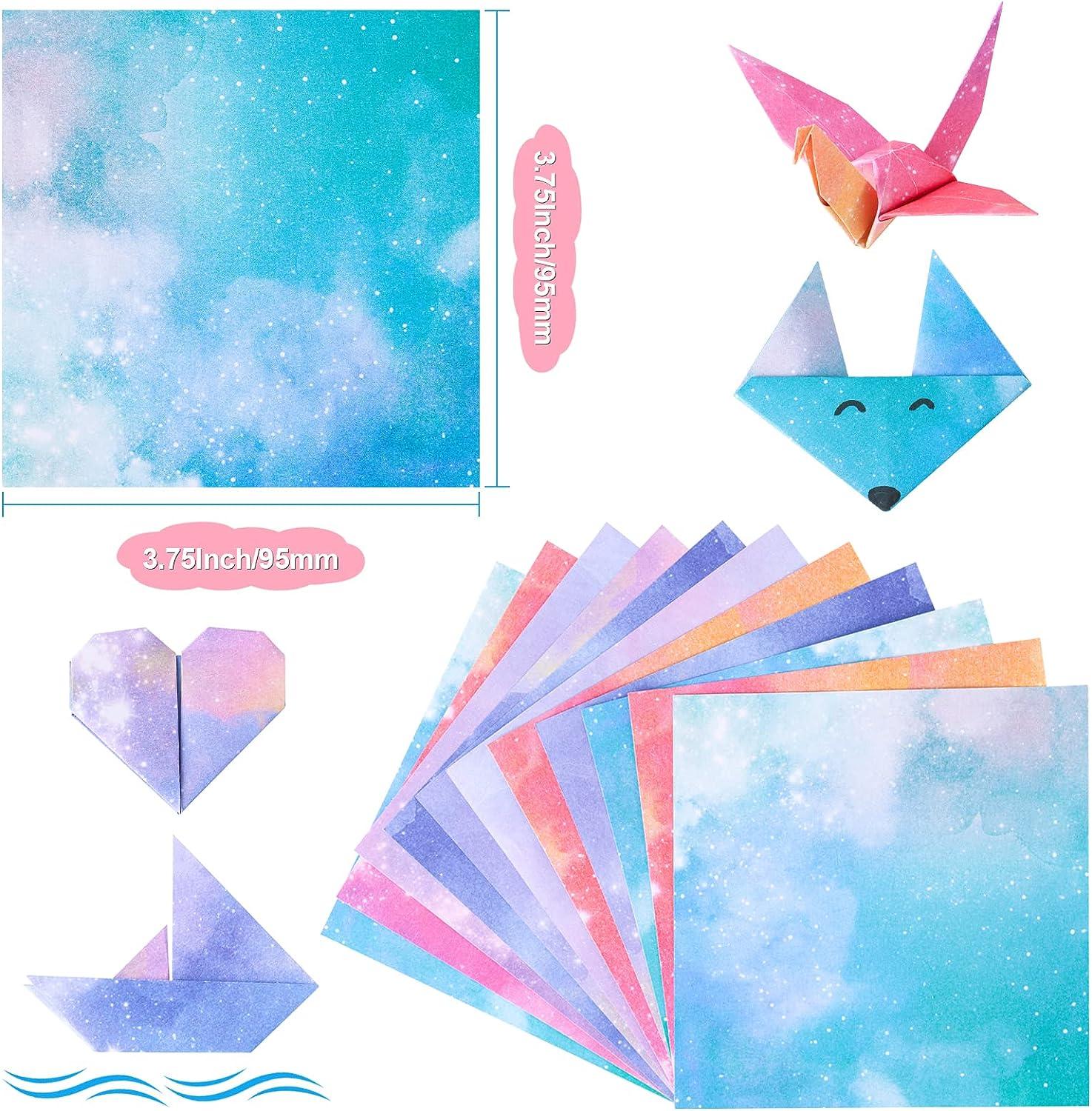 NHBTYKL Origami Paper Kit - 400 Sheets 3.75Inch Square Double Sided ...