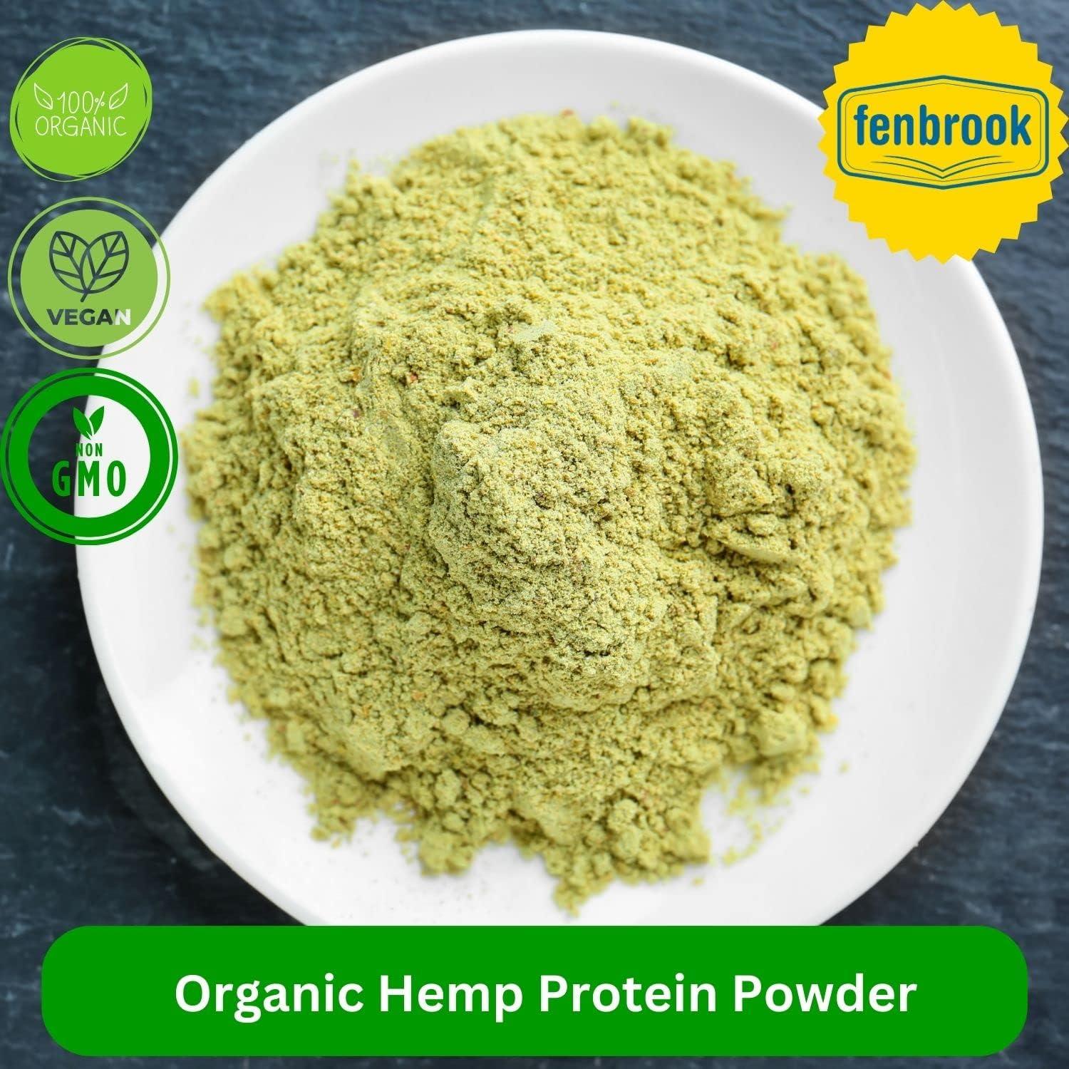 Organic Hemp Protein Powder 500g | Certified by Fenbrook Organic ...