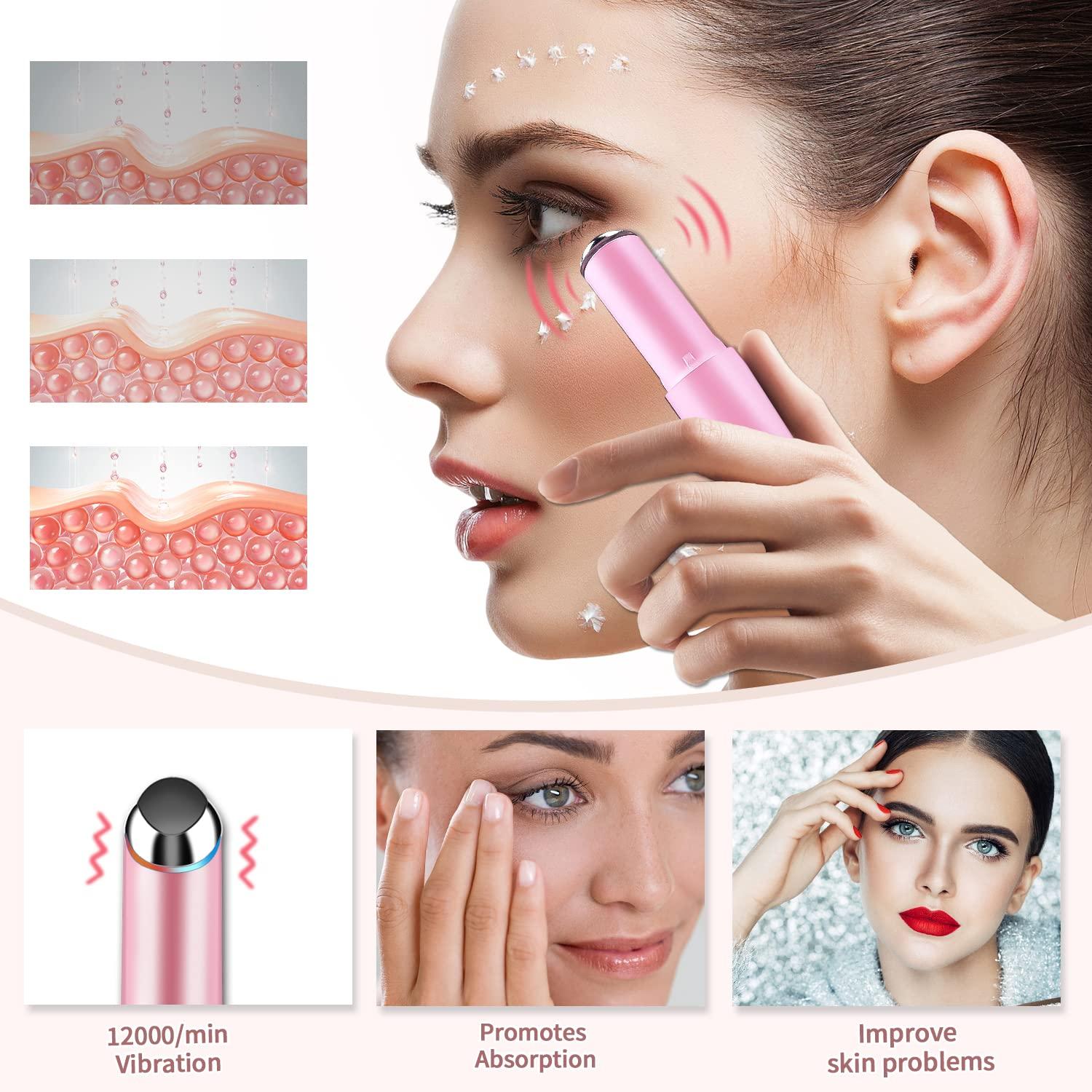 Eye & Face Massage Tool | Sbla Eye Lift Wand with Heat, Vibration, and ...