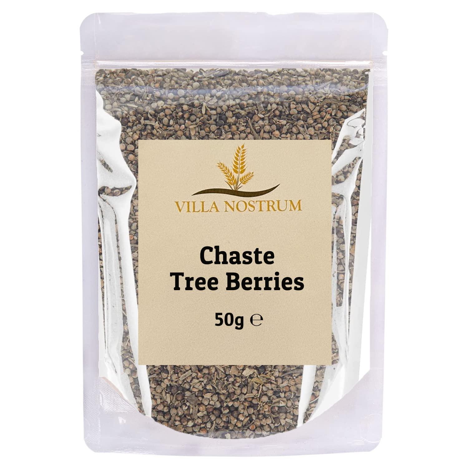 Villa Nostrum Chaste Tree Berries Whole 50g - Natural Hormonal Balance ...