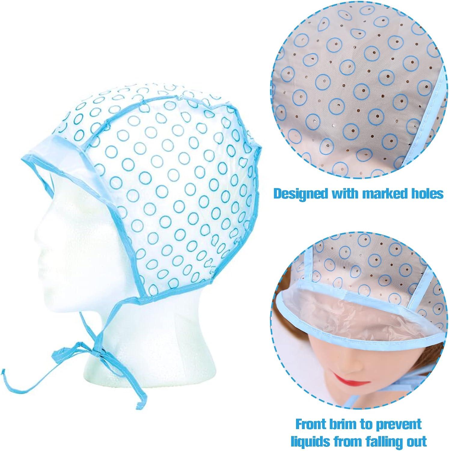 17 Pcs Hair Highlighting Kit with Disposable Frosting Cap and Tools for ...