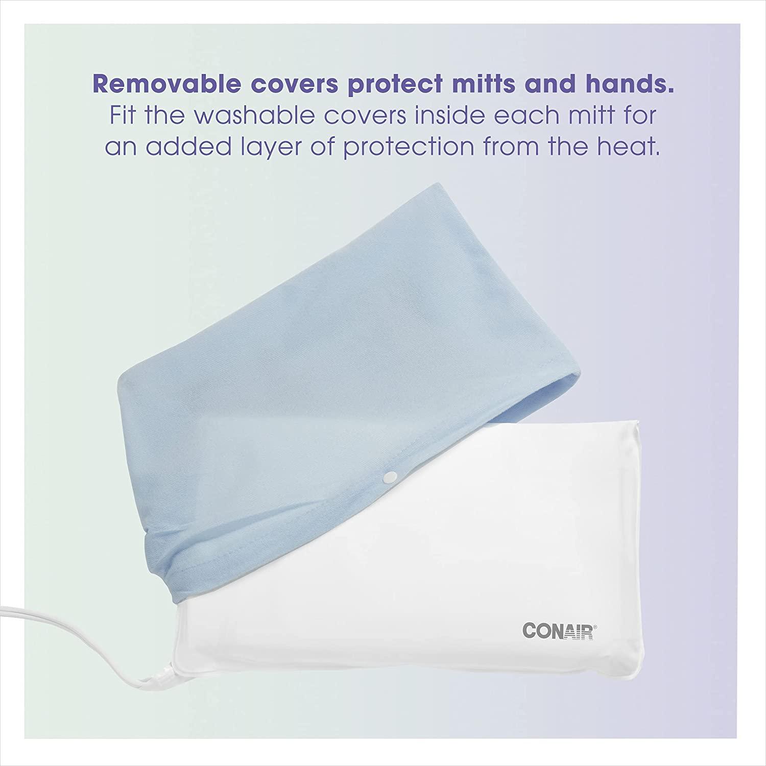 True Glow by Conair Thermal Spa Heated Beauty Hand Mitts - Ultimate Relaxation for Soft and ...