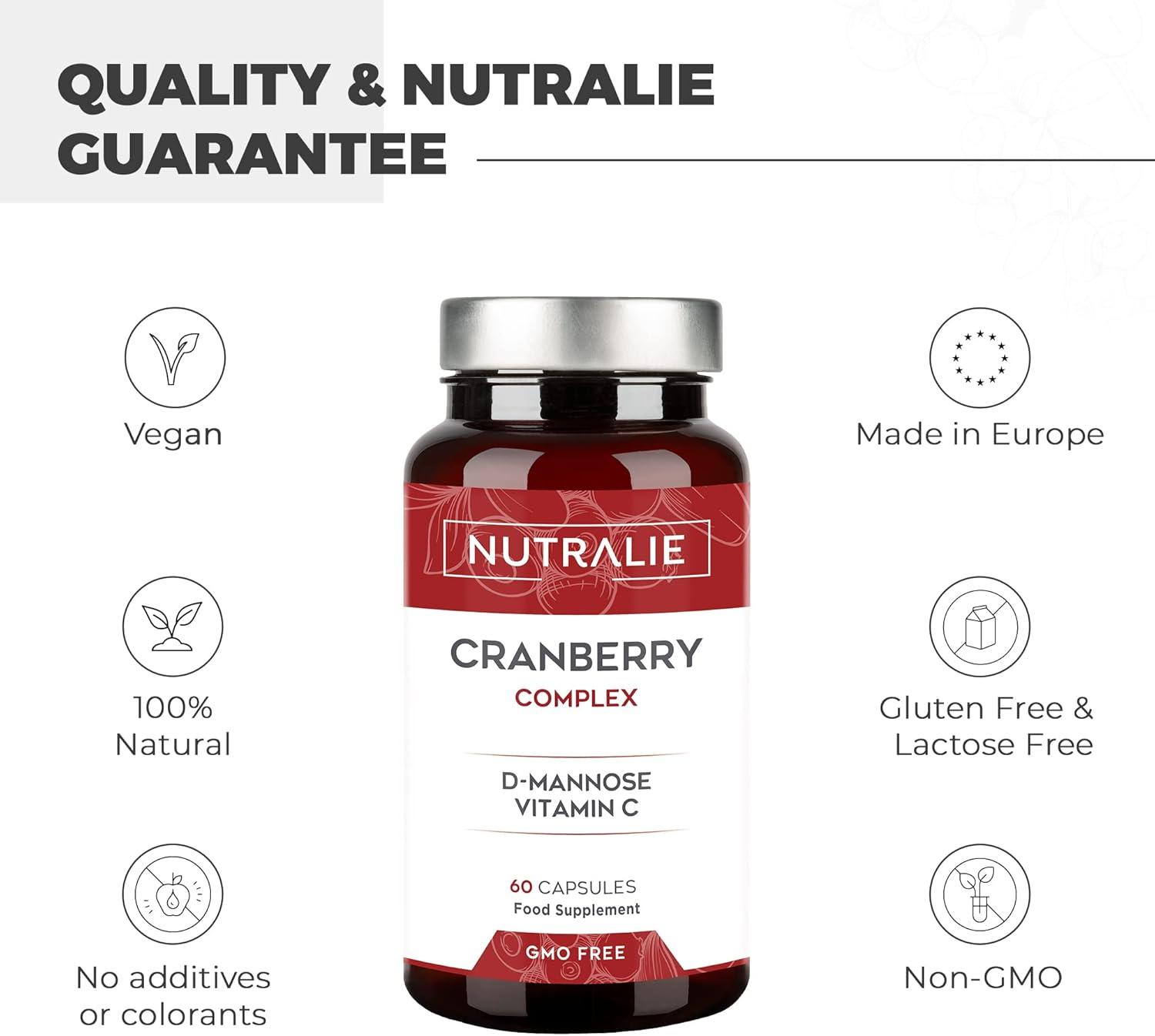 Cranberry Capsules with Vitamin C & D-Mannose | Urinary Tract ...