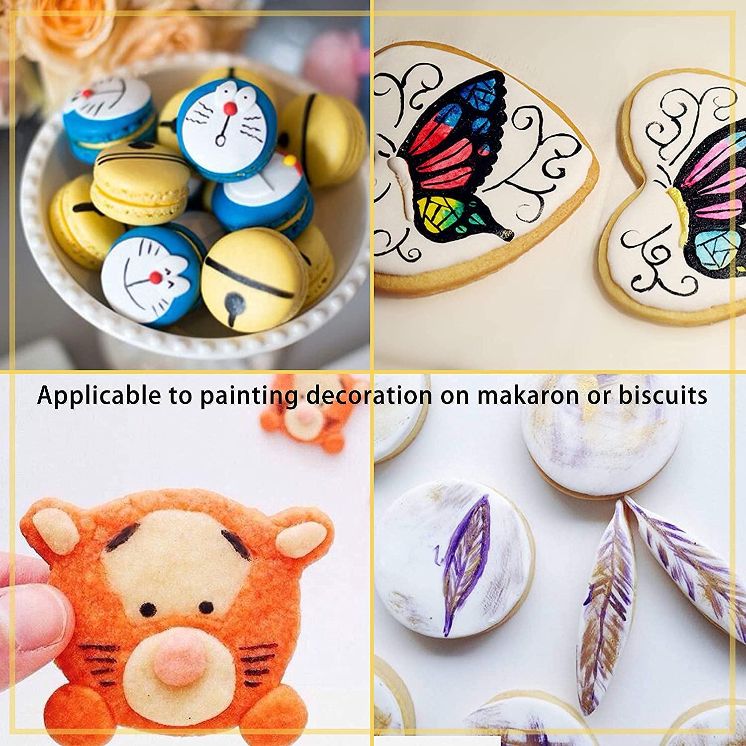 Food Coloring Pens 12Pcs Dual Sided Edible Markers - Fine and Thick Tip ...