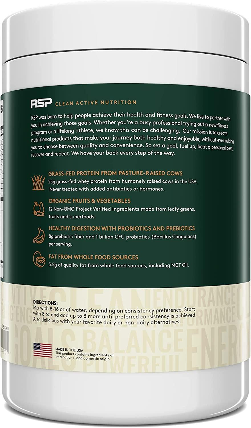 RSP TrueFit Cold Brew Coffee Protein Powder - High Protein Meal ...