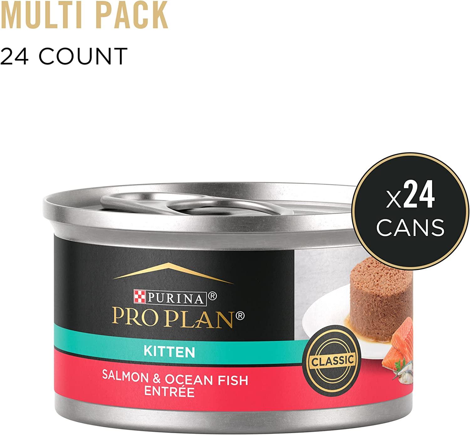 Purina Pro Plan Wet Kitten Food - Flaked Ocean Whitefish and Tuna ...