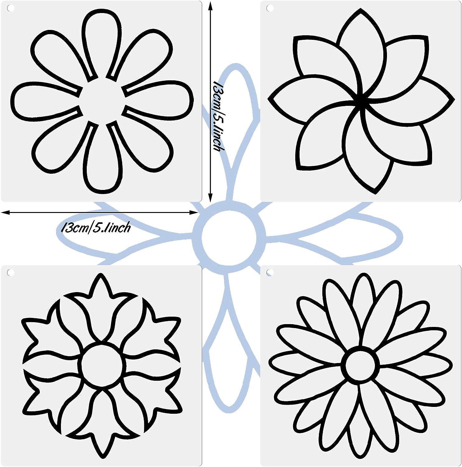 Flower Template Printable Stencil