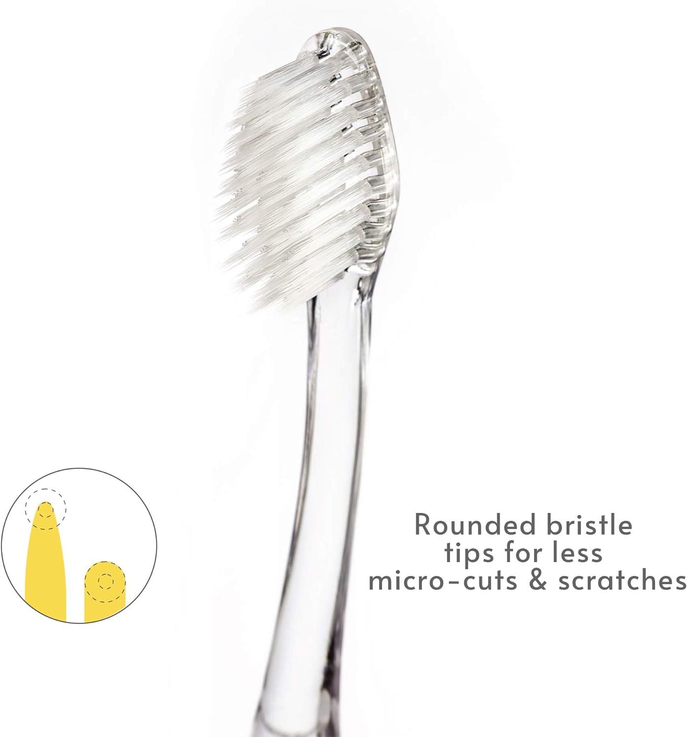 Nano-B Silver Toothbrush - Soft Antibacterial Bristles for Adults ...