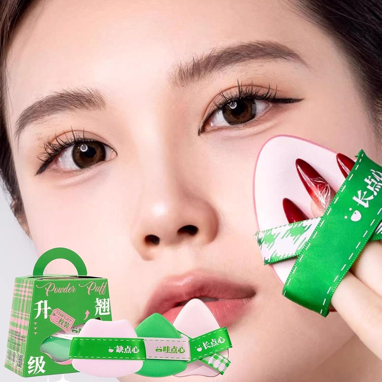 Triangle Powder Puff - Face Soft Triangle Makeup Puff - Cosmetic ...