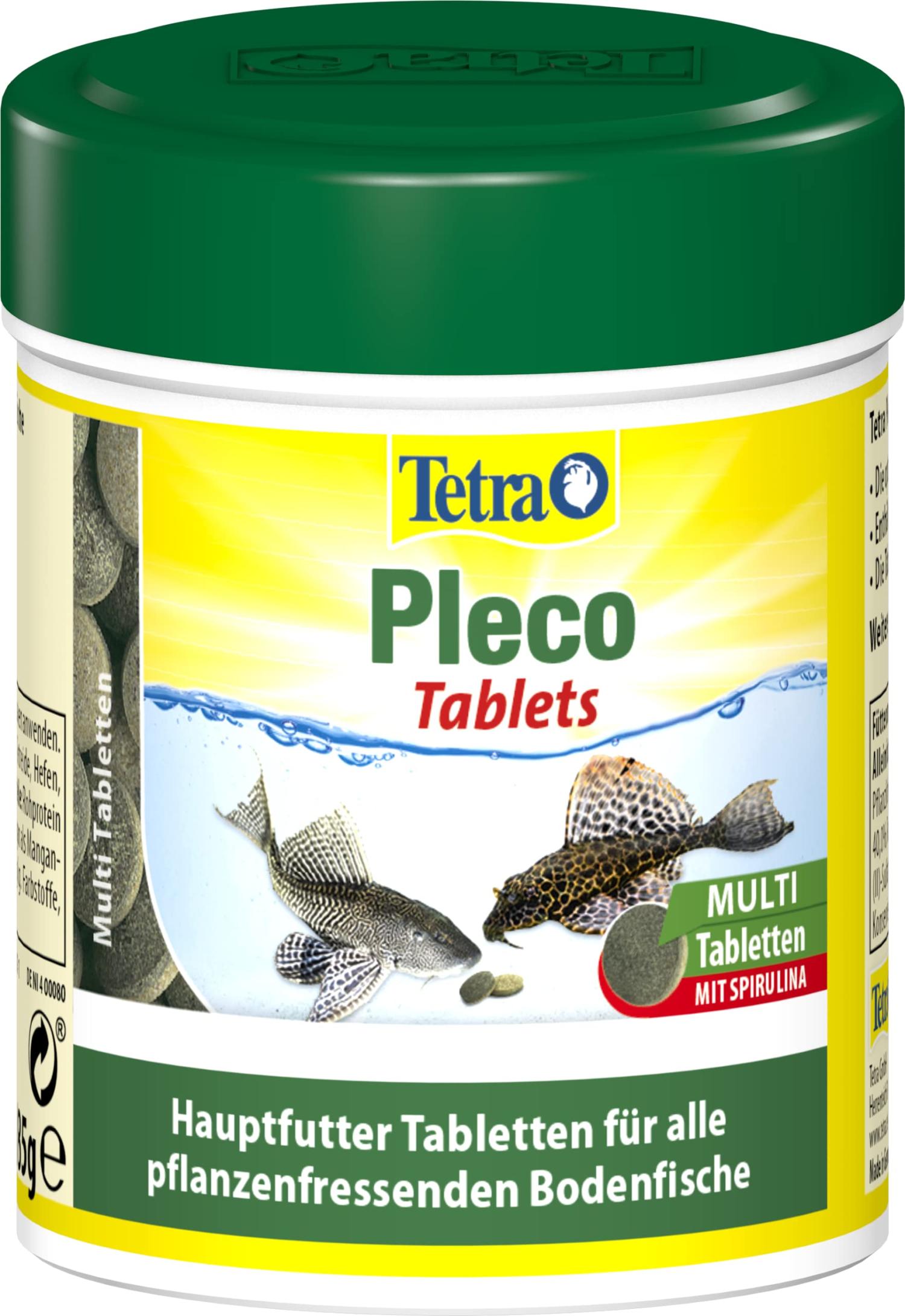Tetra Pleco Tablets - Nutrient-Rich Fish Feed for Herbivorous Fish ...
