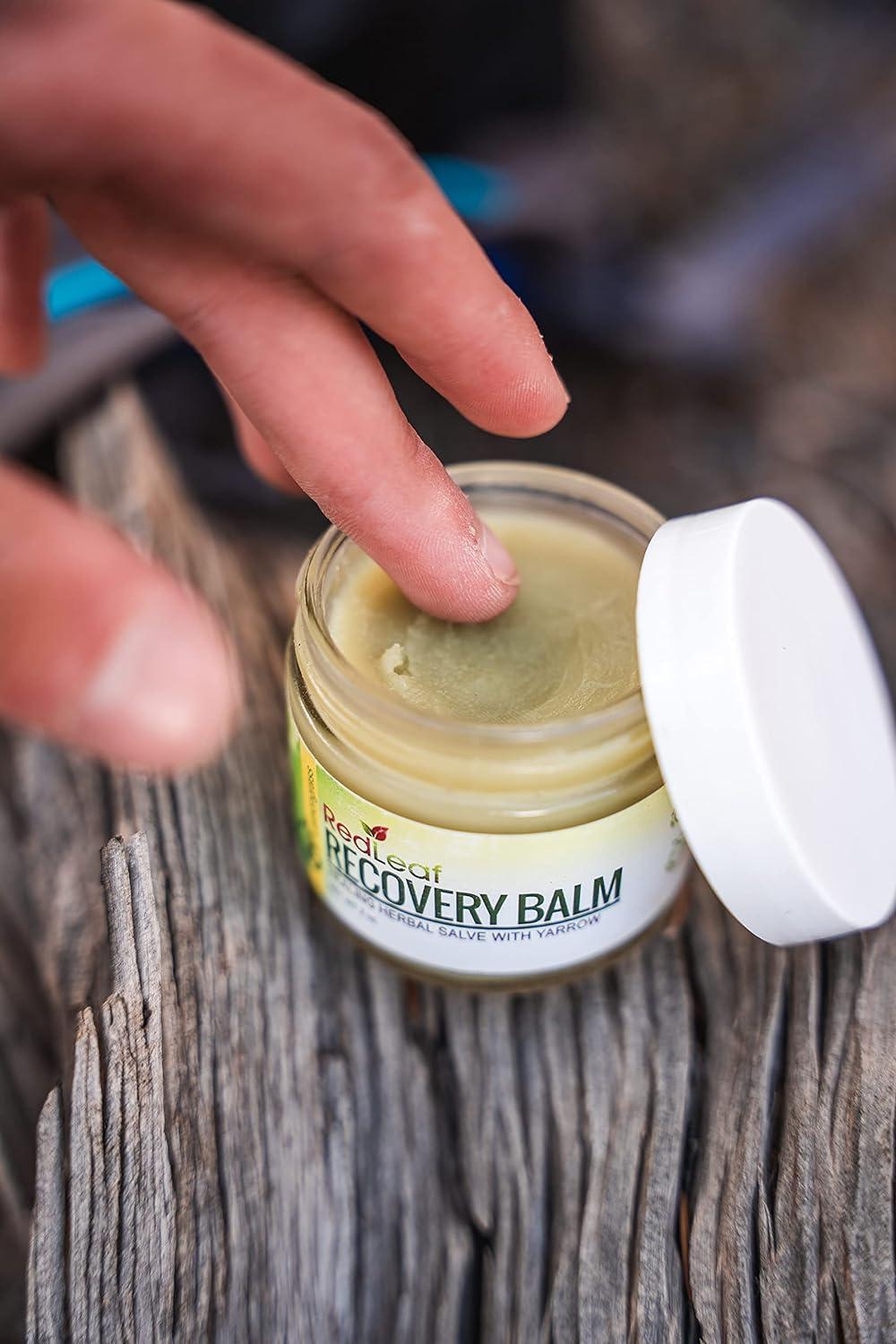 Red Leaf Recovery Balm - Herbal Skin Salve with Organic Yarrow for ...