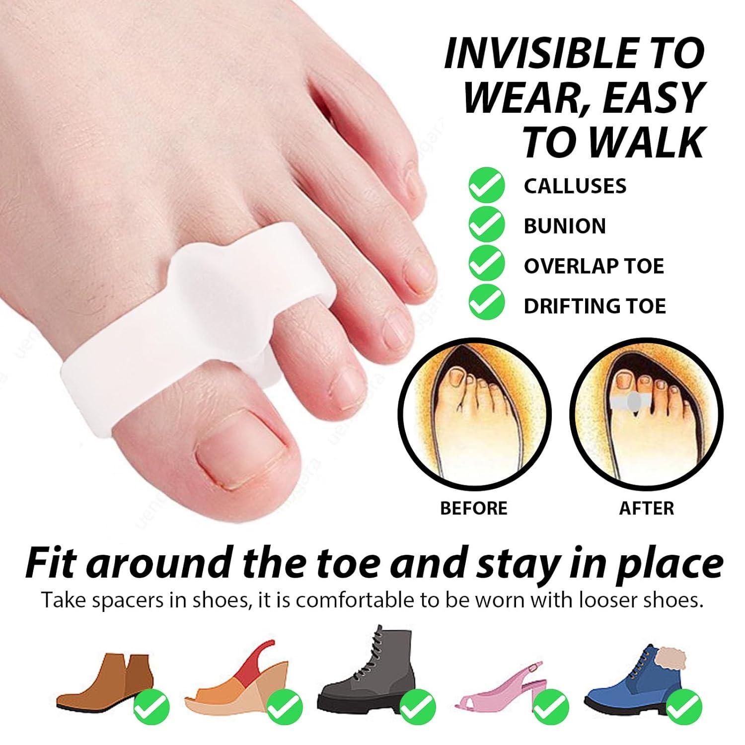 XerTeam Women's Ball Toe Set | 6-Piece Orthopedic Hallux Valgus Bandage ...