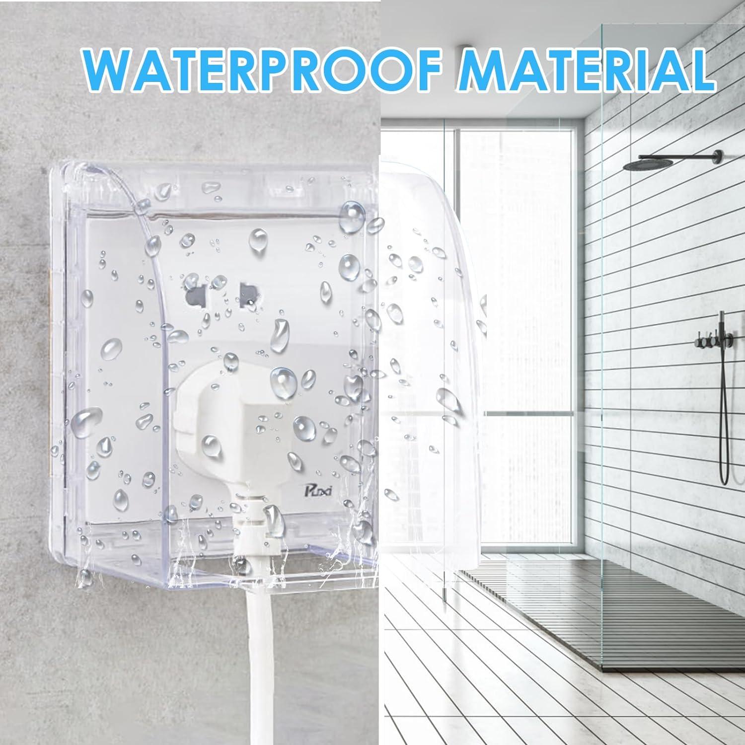 UK Socket Cover Box - Self-Adhesive Electrical Outlet Plug Cover for ...