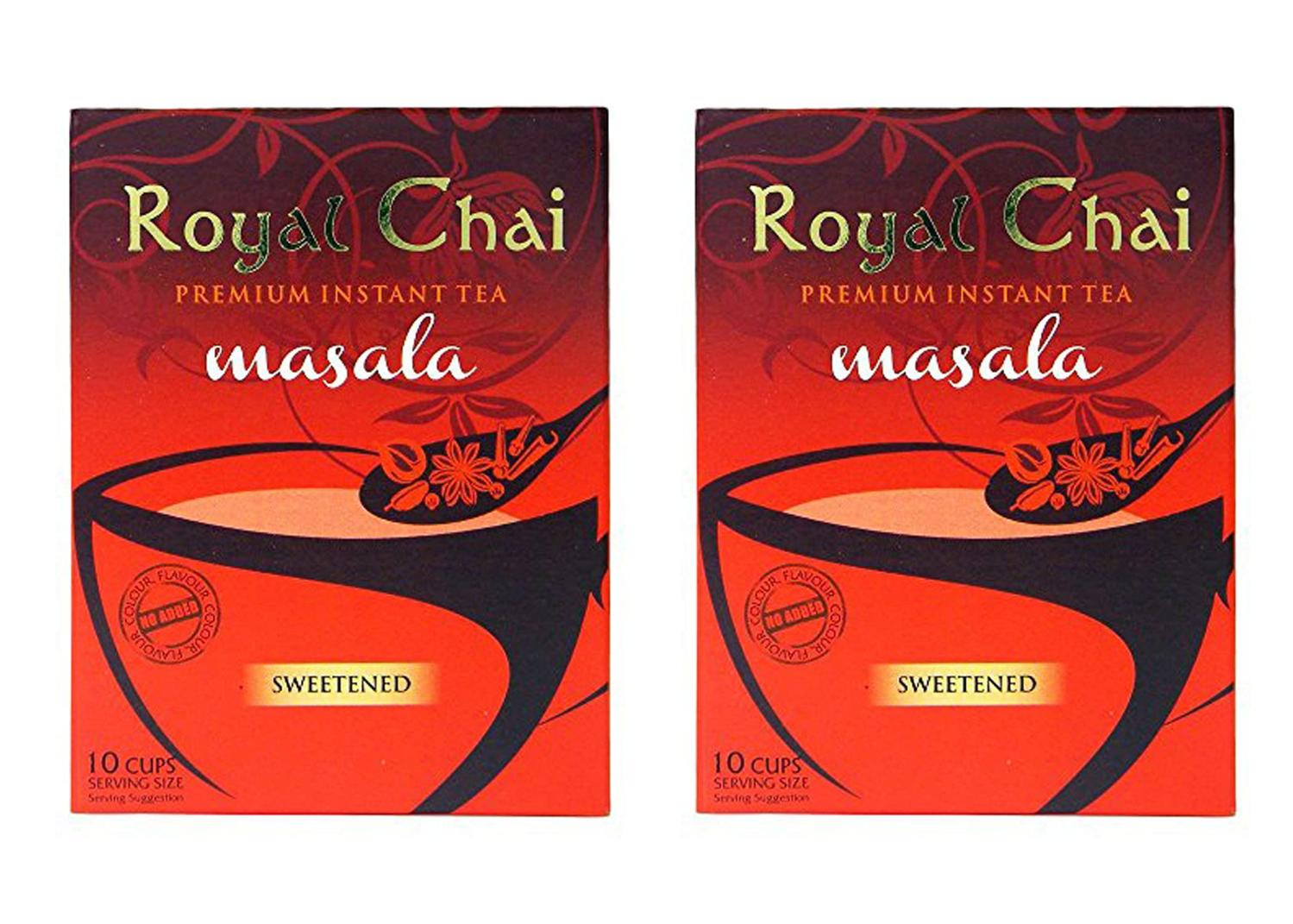 Royal Chai Premium Instant Tea Masala - Sweetened - 2 x 220g Pack | Buy ...