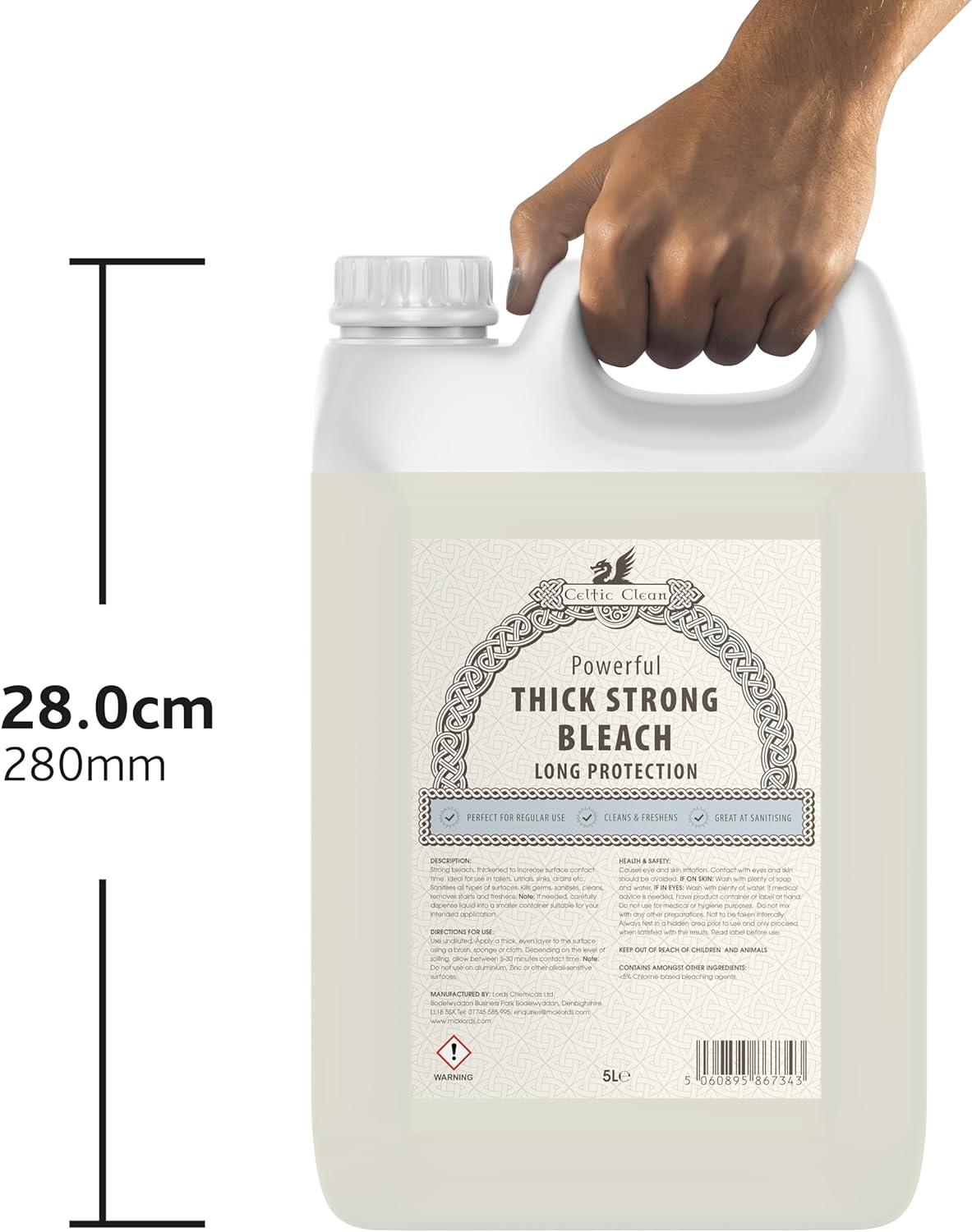 Celtic Clean - Thick Strong Bleach - 5 Litre | Buy Now with Express ...