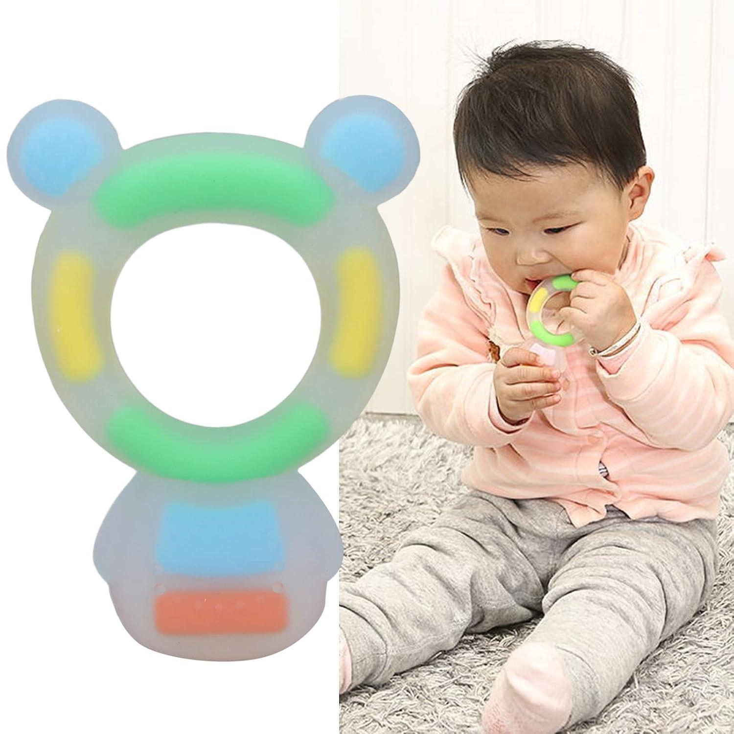 Baby Chew Toy - BPA Free Teether for Babies 0-6 Months | Easy to Hold ...
