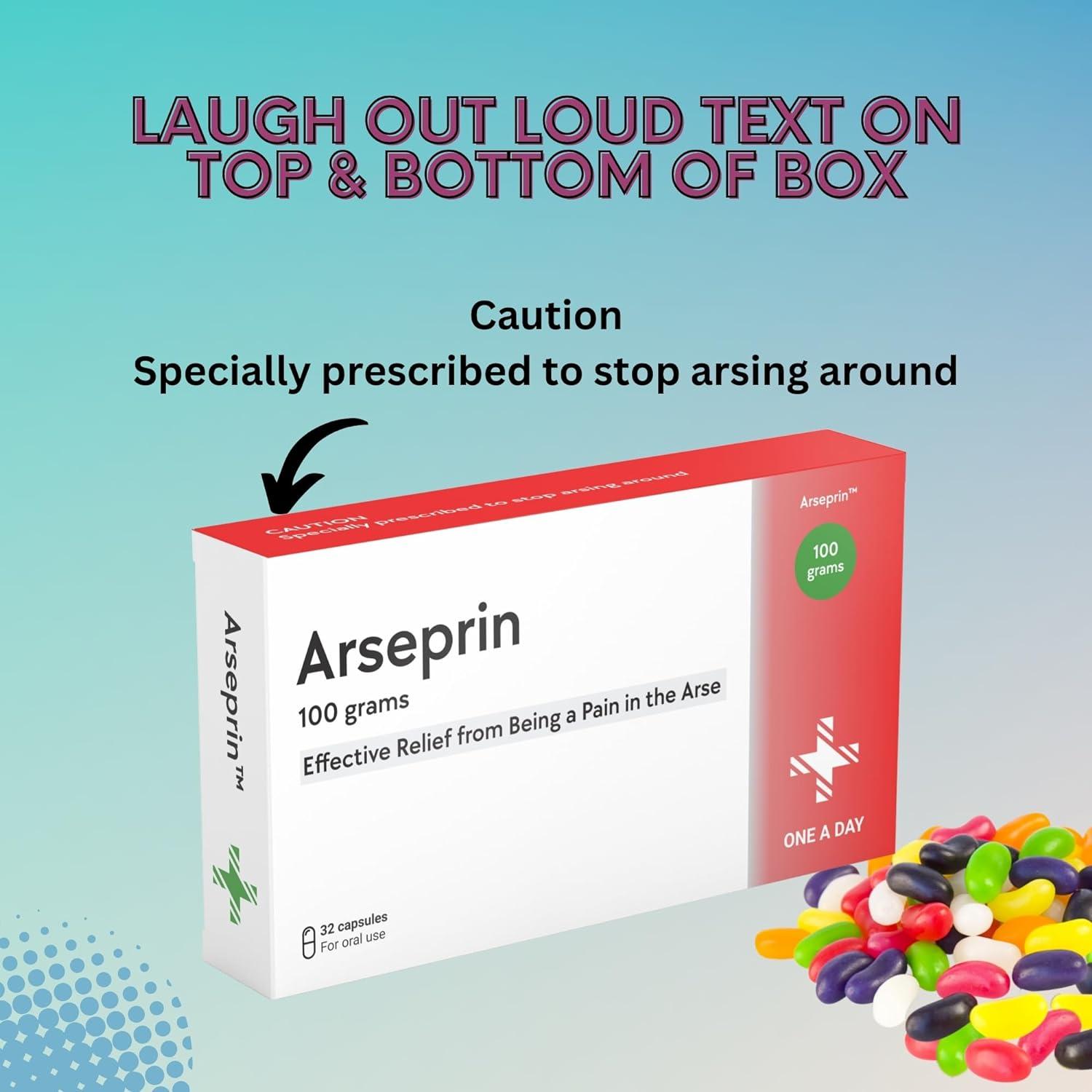 Funny Gift Novelty Joke Pill Box Prank with 100g Jelly Beans Sweets ...
