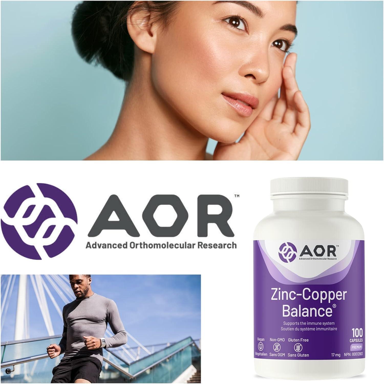 AOR Zinc-Copper Balance - 100 Vegicaps | Optimal Mineral Support | Buy ...