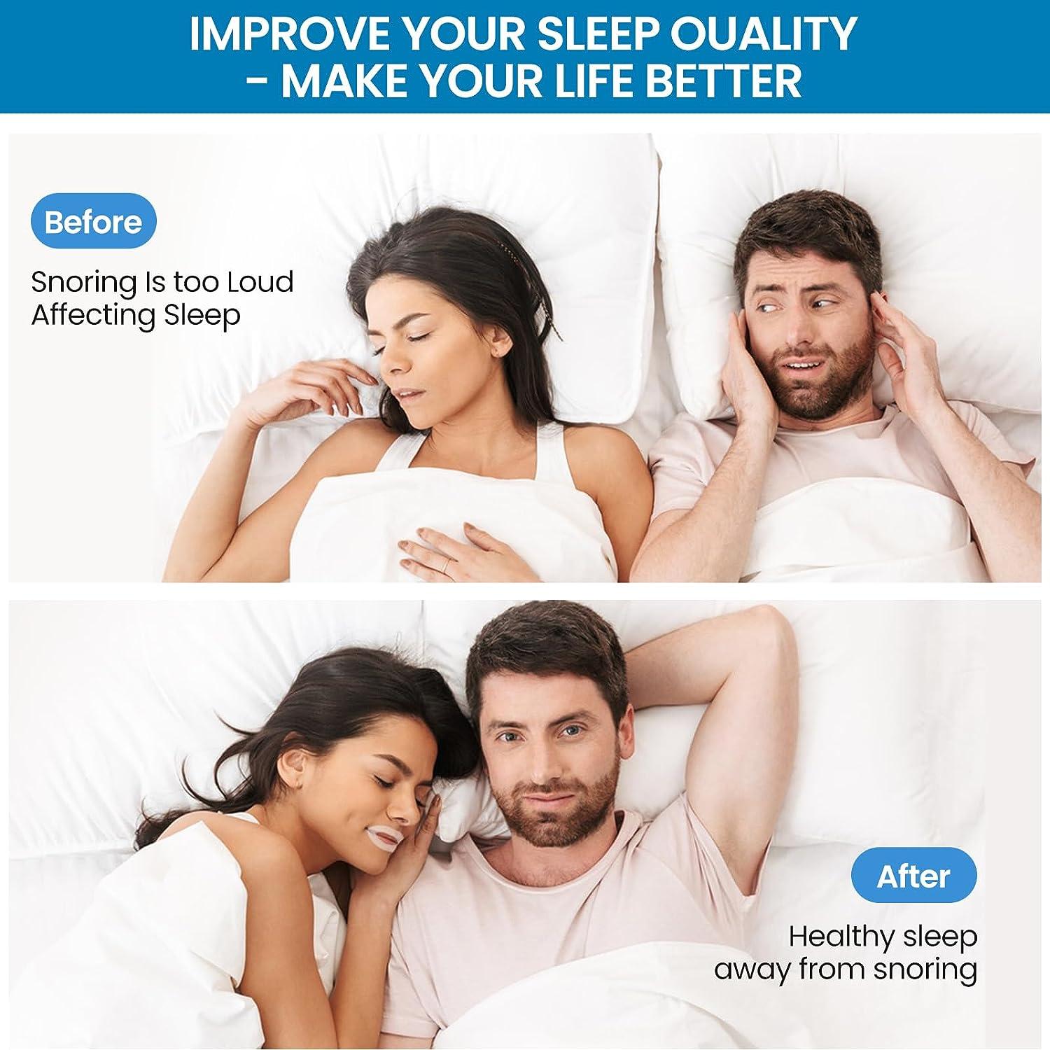 CAYYET Mouth Tape for Snoring Relief - 90pcs | Improve Nose Breathing ...