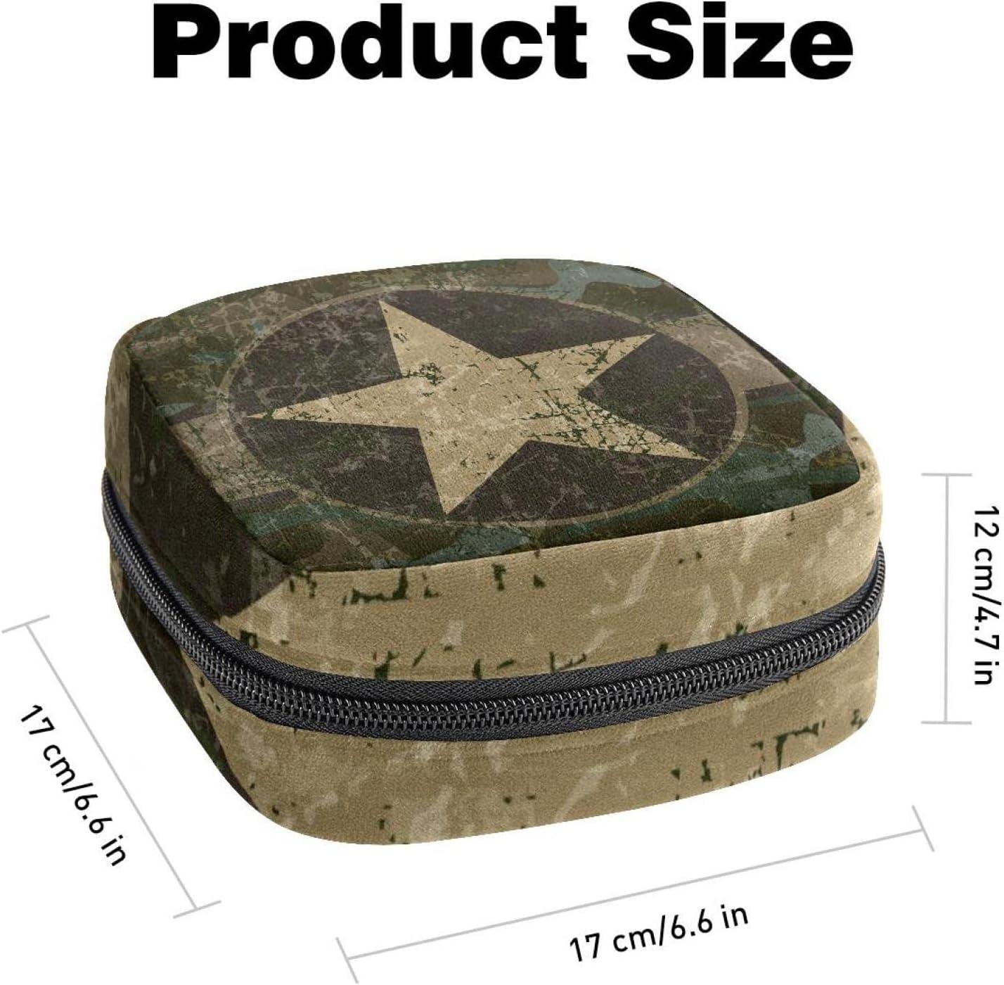 Menstruation Pad Bag with Zipper | Women's Tampon Collection Bag ...