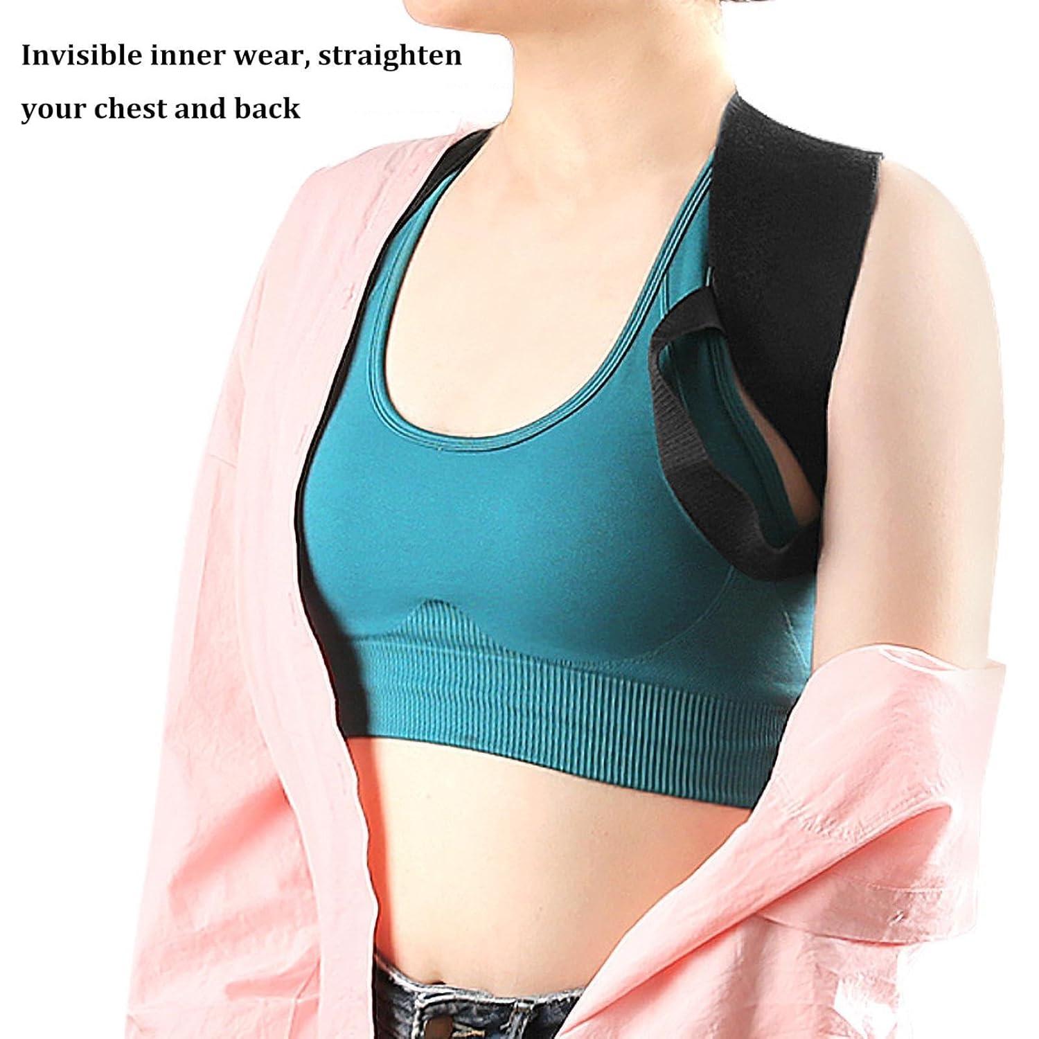 Upper Back Posture Corrector | Adjustable Back Straightener Brace ...