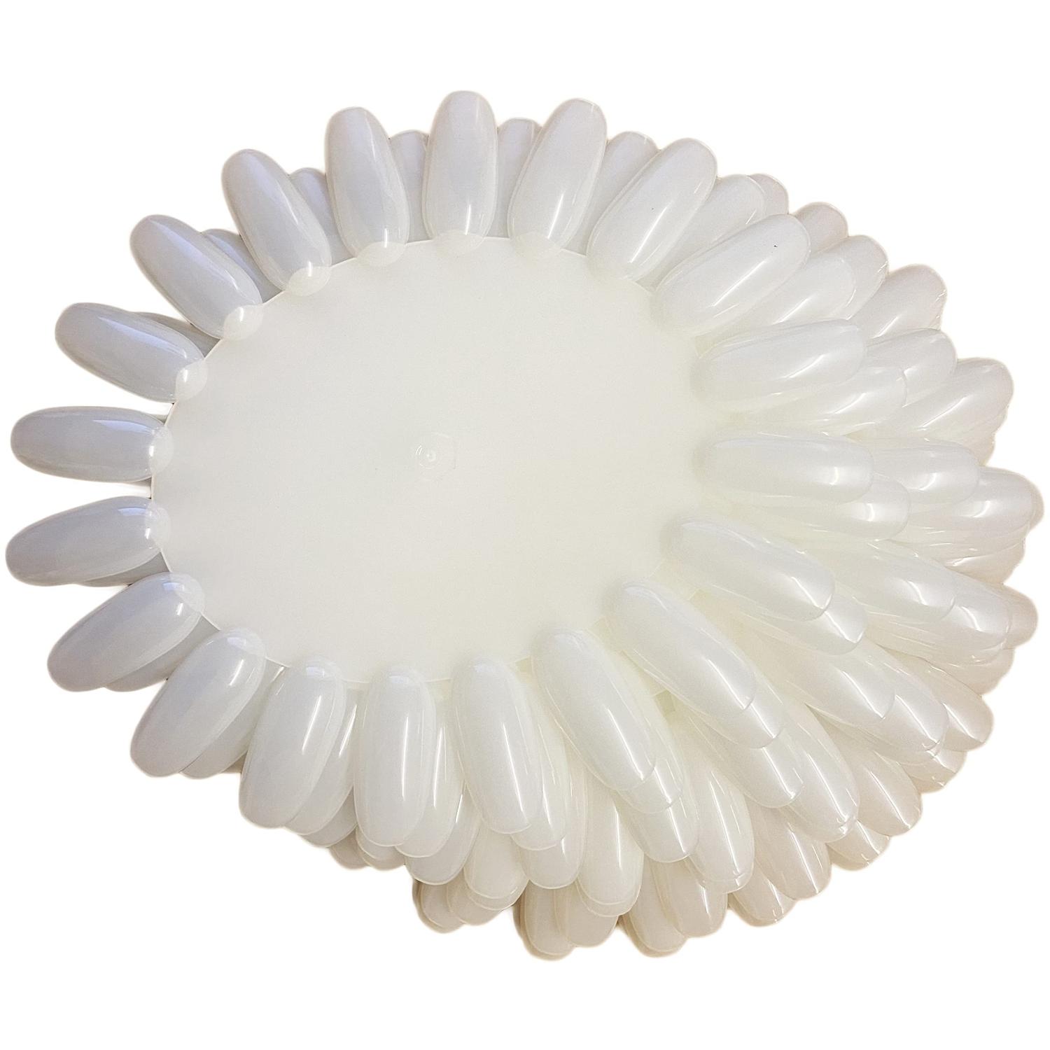 400 Practice Nail Tips for Nail Art Display Discs x 20 - Plastic Swatch ...