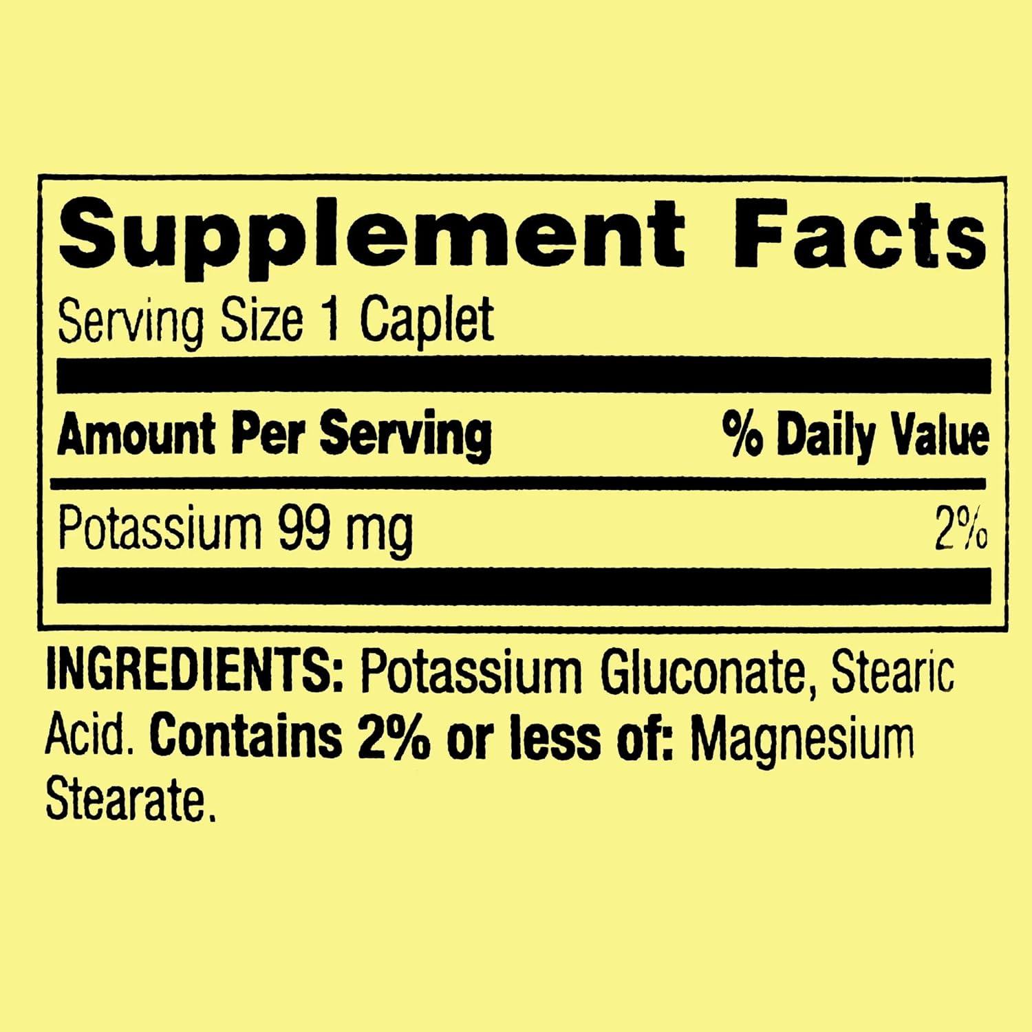 Spring Valley Potassium 99mg Supplement - 100 Count | Buy Now with ...