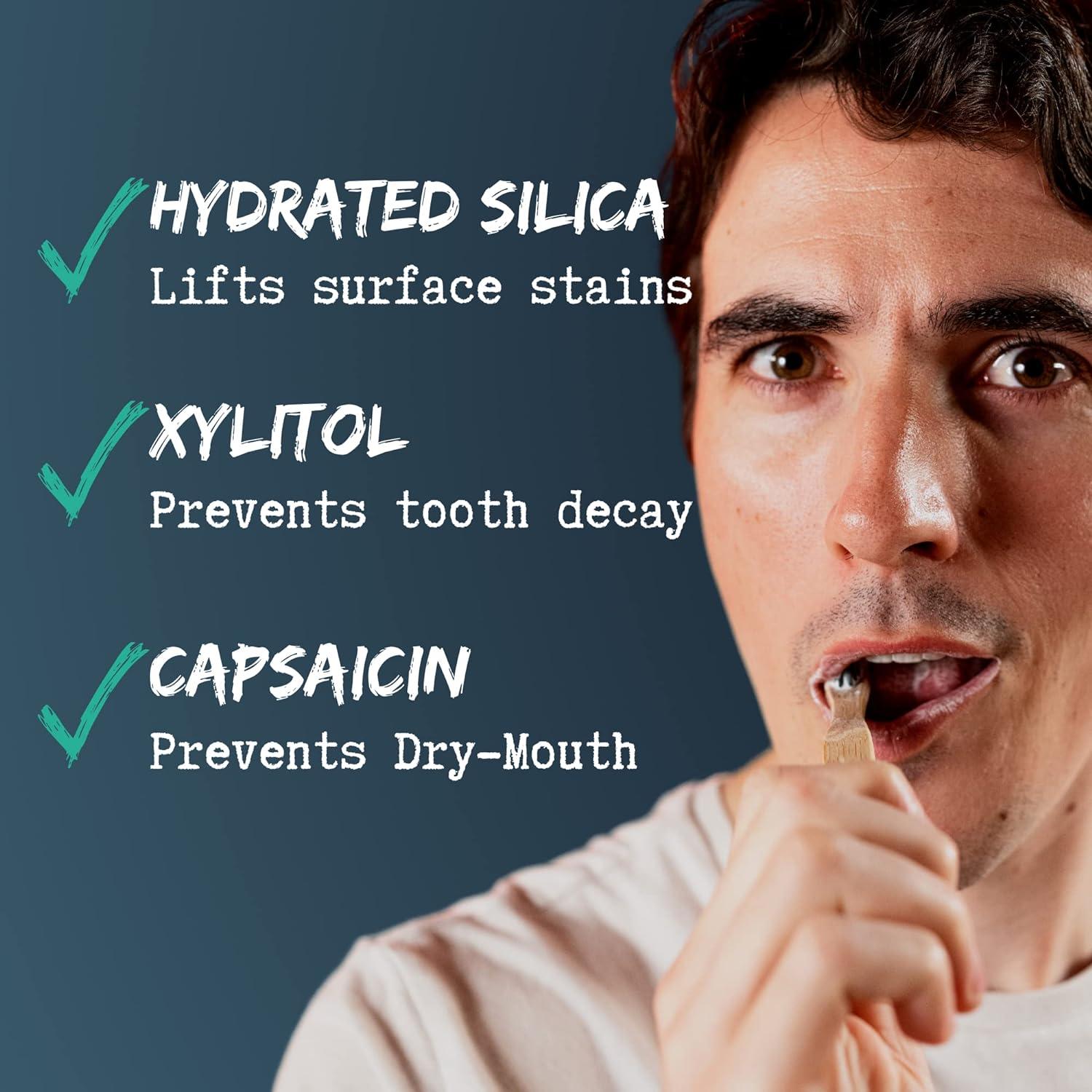 Chilly Spicy Whitening Toothpaste with Natural Spearmint & Ghost Pepper ...