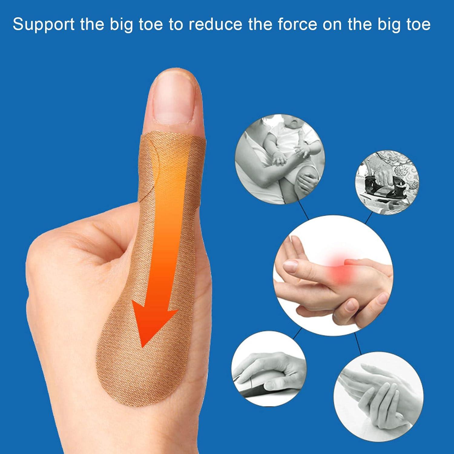 Soft Skin Friendly Turf Toe Straps - 10 Pcs Adhesive Toe Straighteners ...